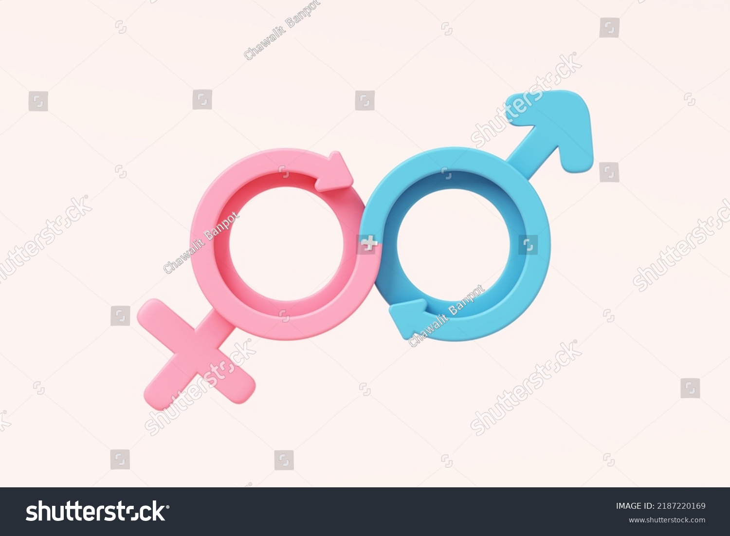 Female Male Symbol Sex Gender Infinity Stock Illustration 2187220169