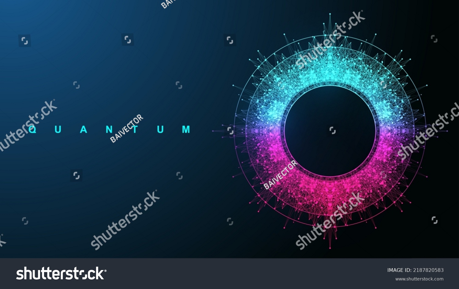 Quantum Computing Concept Deep Learning Artificial Stock Vector (Royalty Free) 2187820583 ...