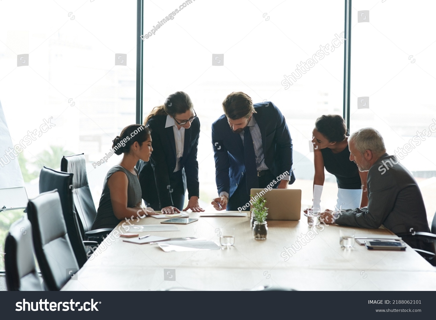 Group Businesspeople Planning Innovation Project Together Stock Photo ... Group Businesspeople Planning Innovation Project Together Stock Photo ...