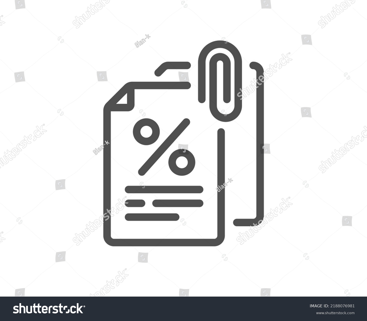 Tax Documents Line Icon Tax Rate Stock Vector (Royalty Free) 2188076981 ... Tax Documents Line Icon Tax Rate Stock Vector (Royalty Free) 2188076981 ...