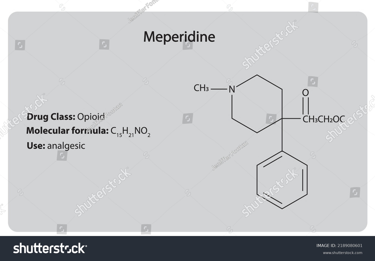 Meperidine Opioid Chemical Structure Drug Class Stock Vector (Royalty ... Meperidine Opioid Chemical Structure Drug Class Stock Vector (Royalty ...