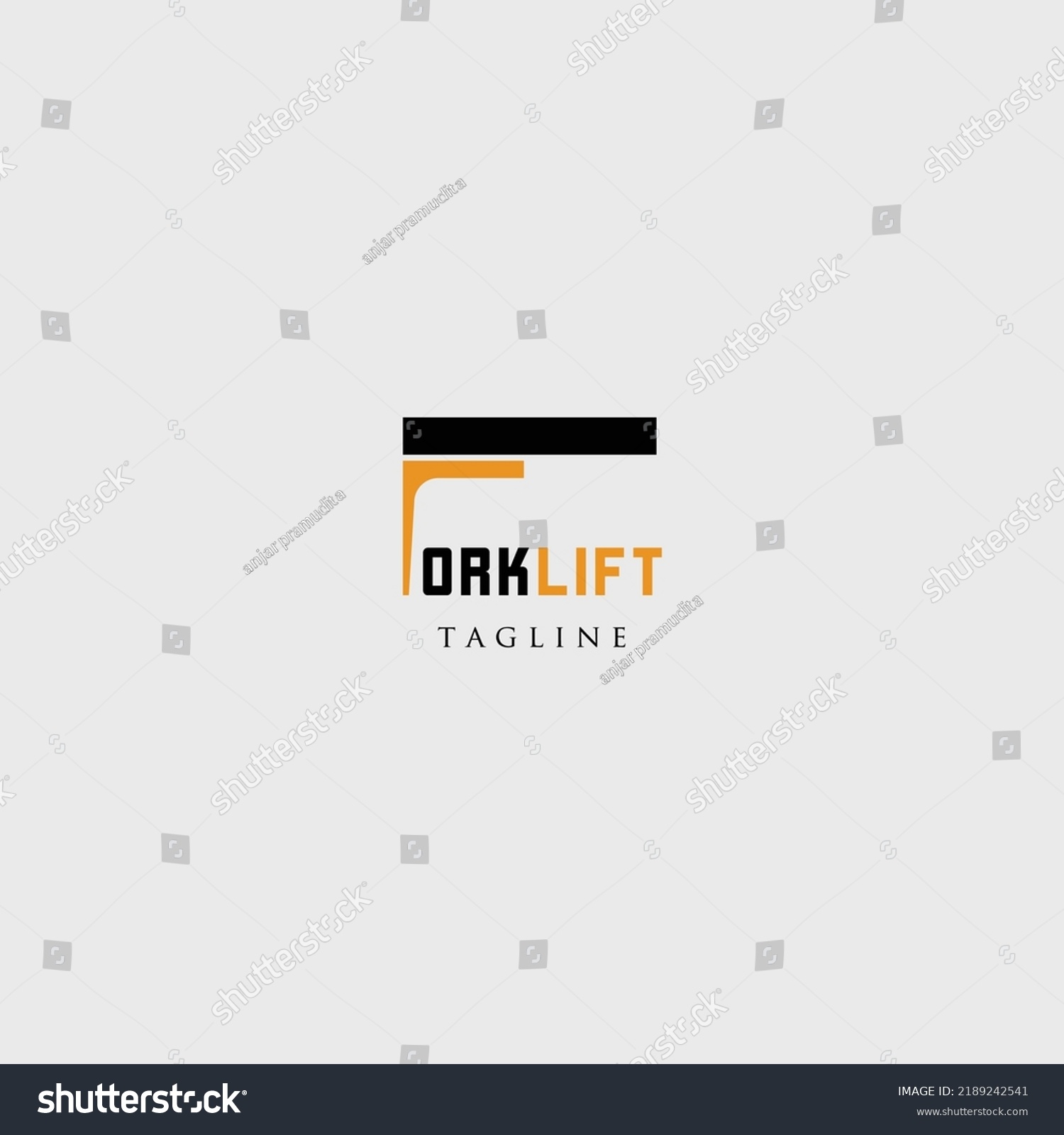 Forklift Logo Vector Illustration Design Stock Vector (Royalty Free ...