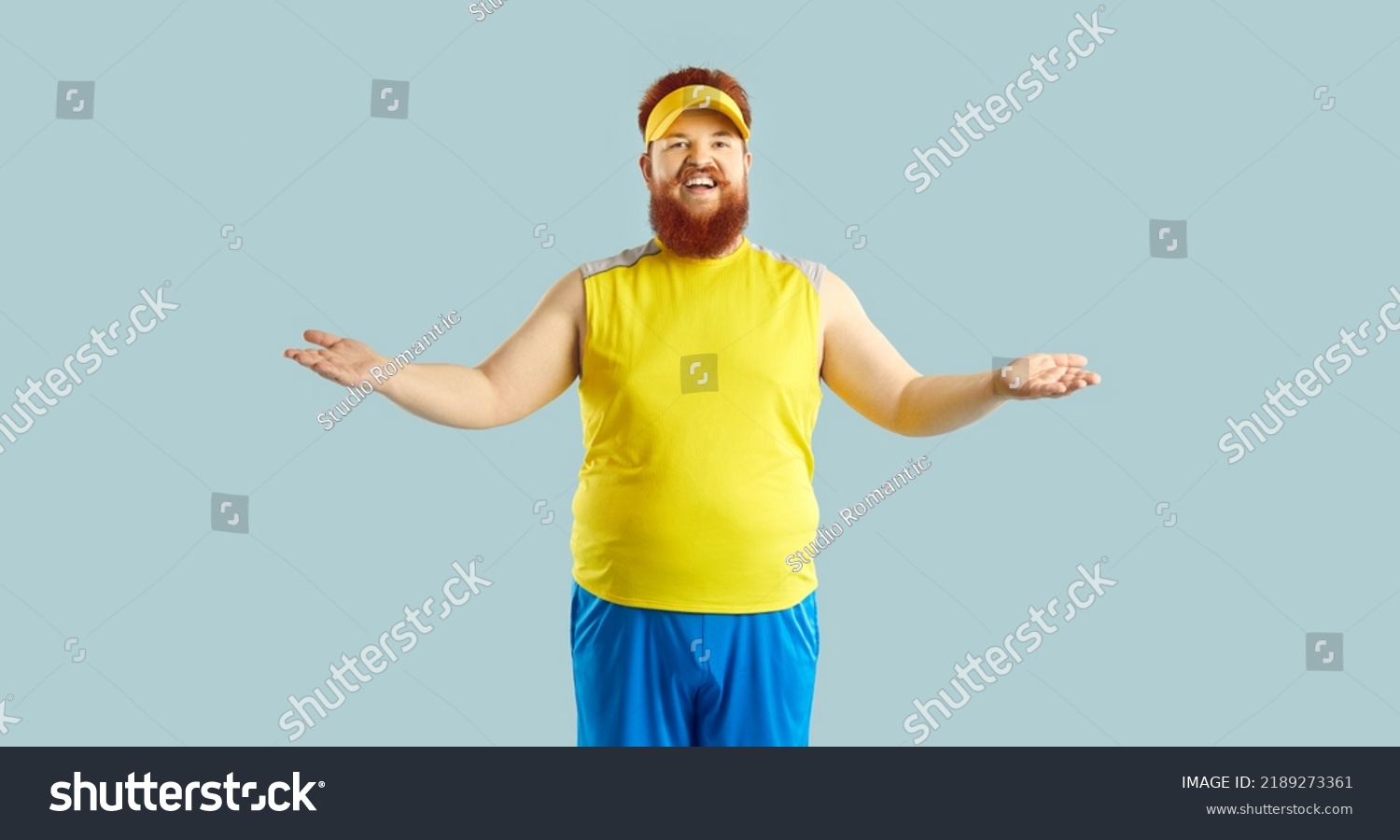 Funny Happy Fat Man Yellow Blue Stock Photo 2189273361 | Shutterstock Funny Happy Fat Man Yellow Blue Stock Photo 2189273361 | Shutterstock