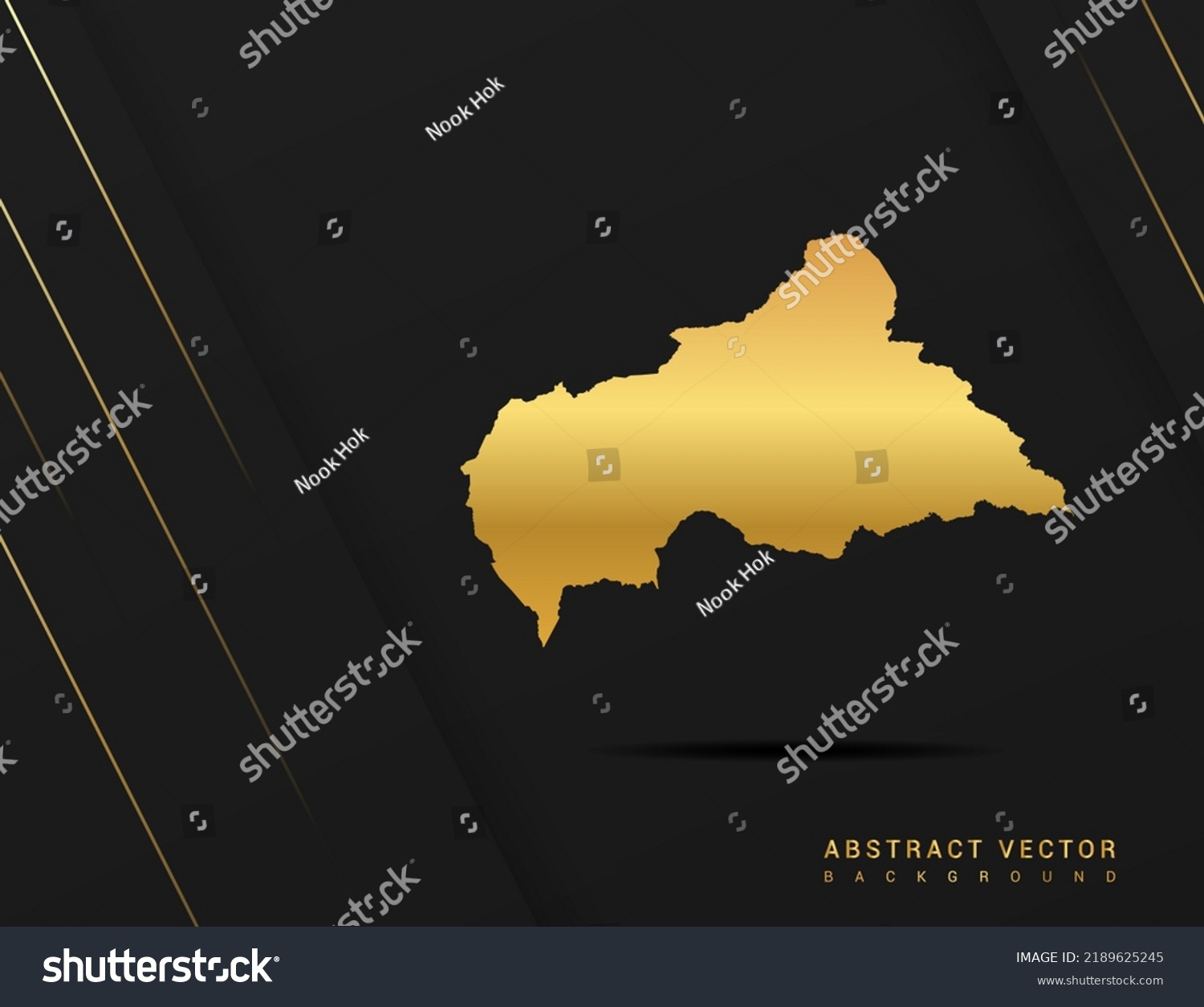 Central African Map Gold Gradient Style Stock Vector (Royalty Free ... Central African Map Gold Gradient Style Stock Vector (Royalty Free ...