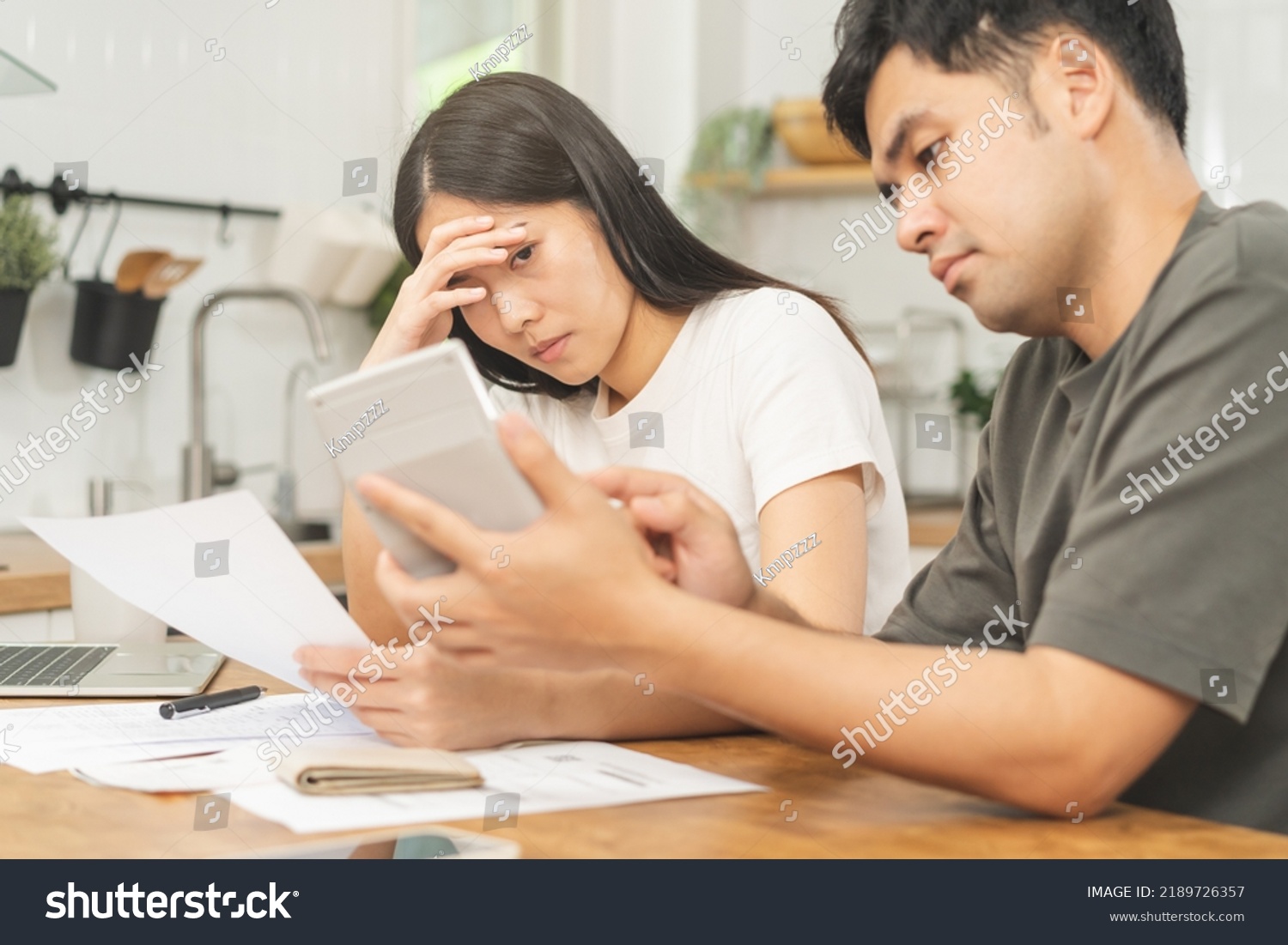 Stressed Asian Young Couple Family Wife Stock Photo 2189726357 ... Stressed Asian Young Couple Family Wife Stock Photo 2189726357 ...