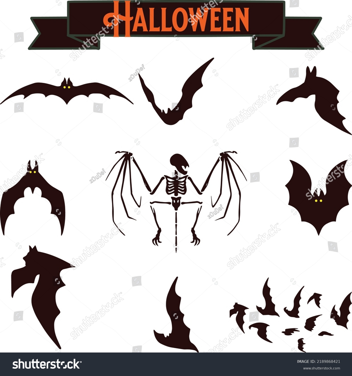Vampire Bat Silhouette Halloween Bats Decoration Stock Vector (Royalty ... Vampire Bat Silhouette Halloween Bats Decoration Stock Vector (Royalty ...