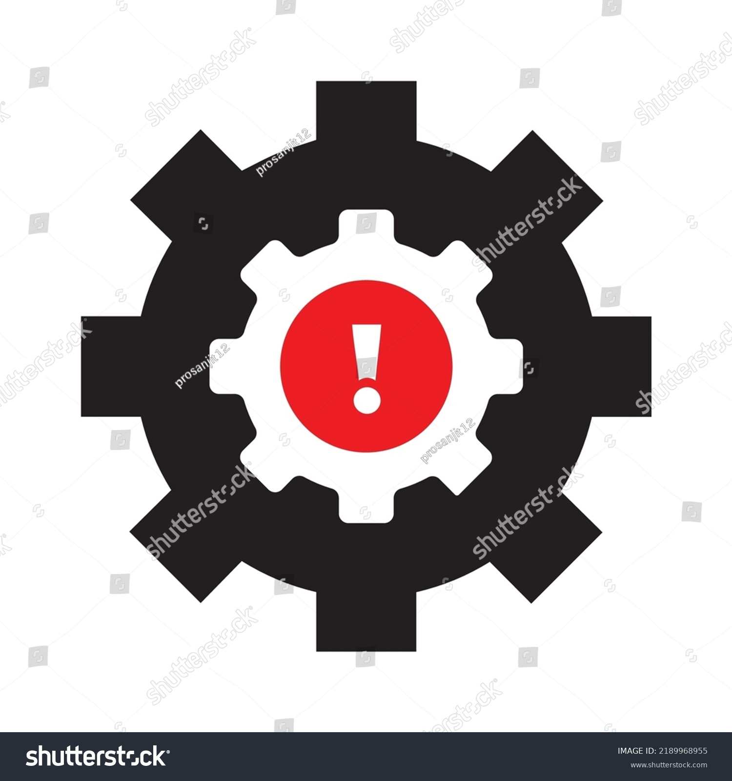 Configure Error Mark Setting Icon Black Stock Vector (Royalty Free ... Configure Error Mark Setting Icon Black Stock Vector (Royalty Free ...