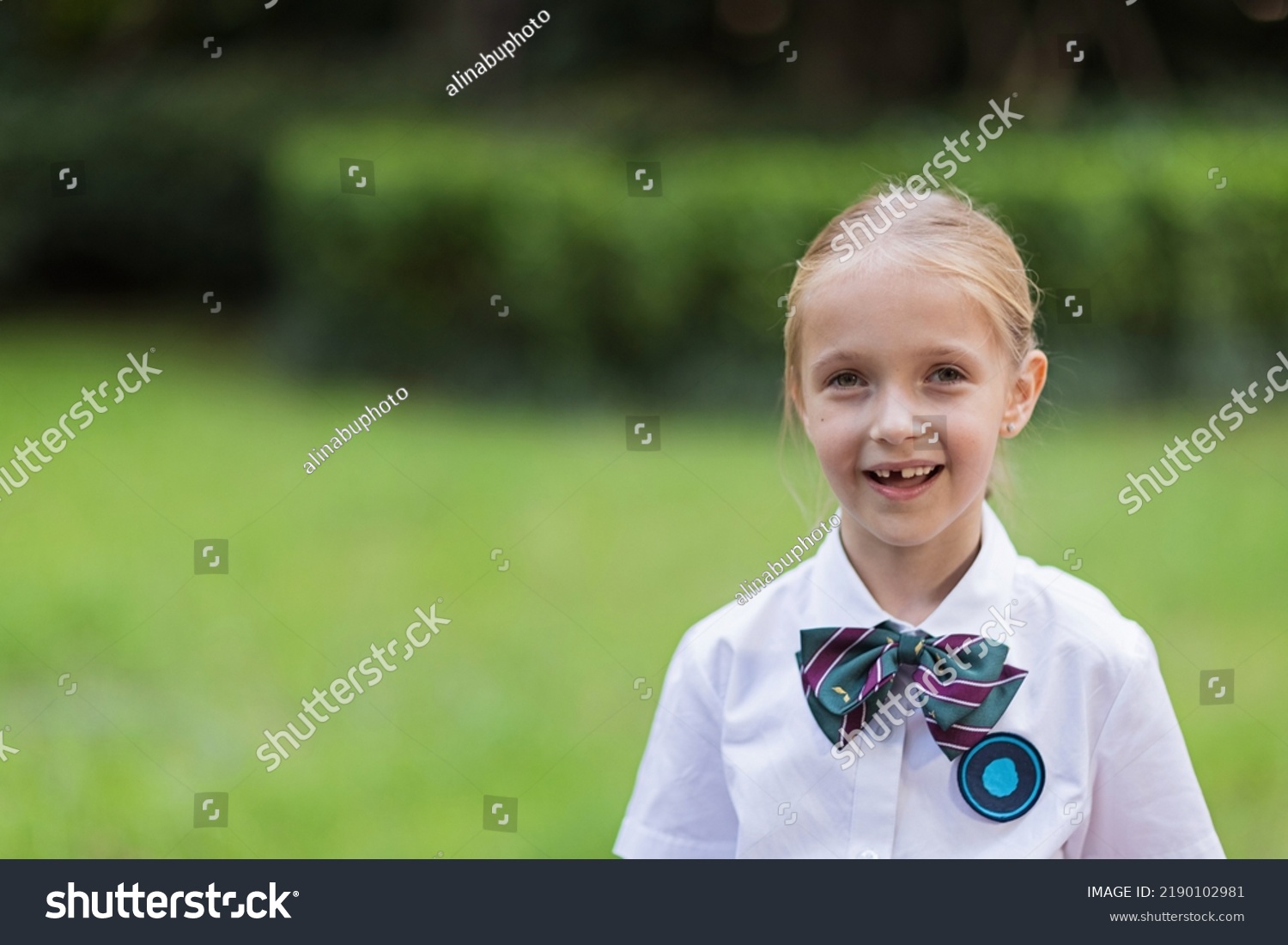 Back School Little Girl Elementary School Stock Photo 2190102981 ... Back School Little Girl Elementary School Stock Photo 2190102981 ...