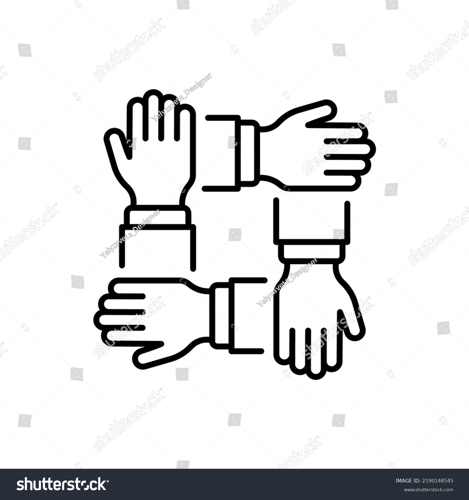 Collaboration Group Team Job Linear Pictogram Stock Vector (Royalty ... Collaboration Group Team Job Linear Pictogram Stock Vector (Royalty ...
