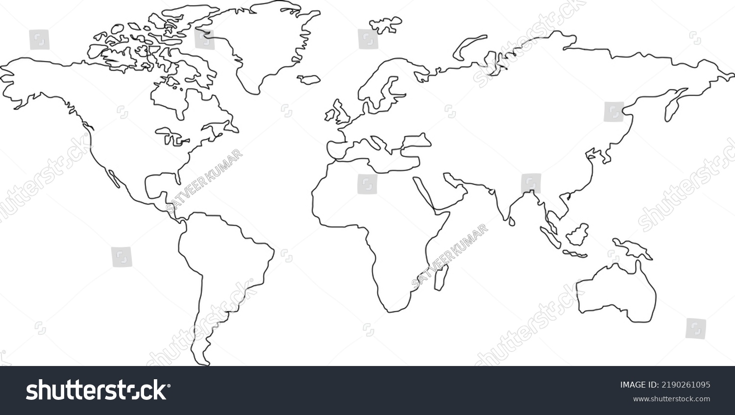 Popular World Map Outline Graphic Sketch Stock Vector (Royalty Free ... Popular World Map Outline Graphic Sketch Stock Vector (Royalty Free ...
