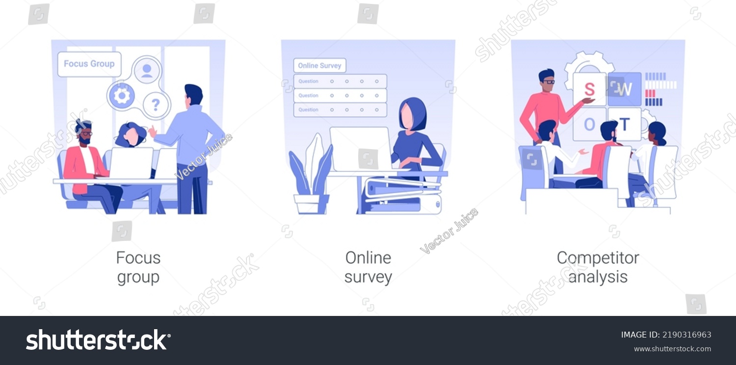 Market Research Isolated Concept Vector Illustration Stock Vector ... Market Research Isolated Concept Vector Illustration Stock Vector ...