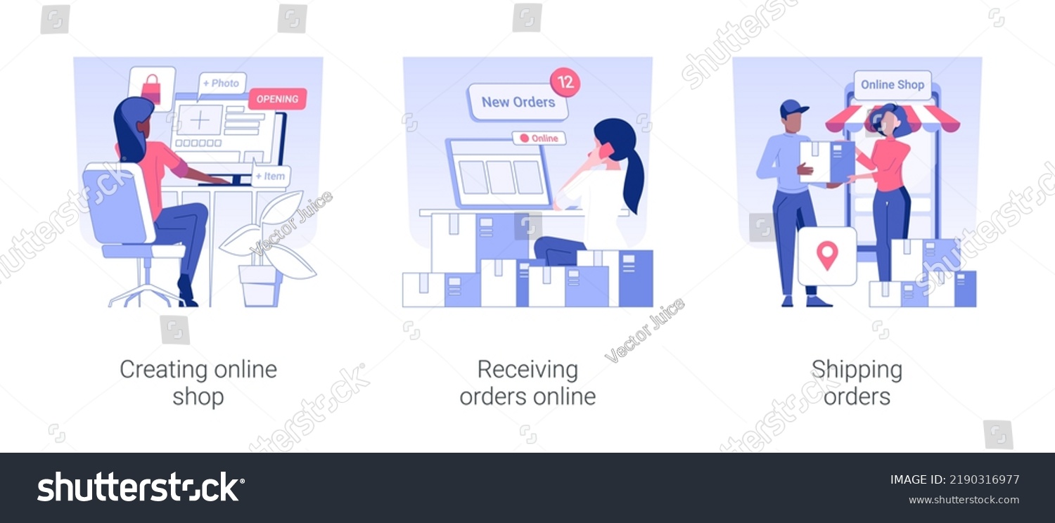 Ecommerce Store Owner Isolated Concept Vector Stock Vector (Royalty ... Ecommerce Store Owner Isolated Concept Vector Stock Vector (Royalty ...