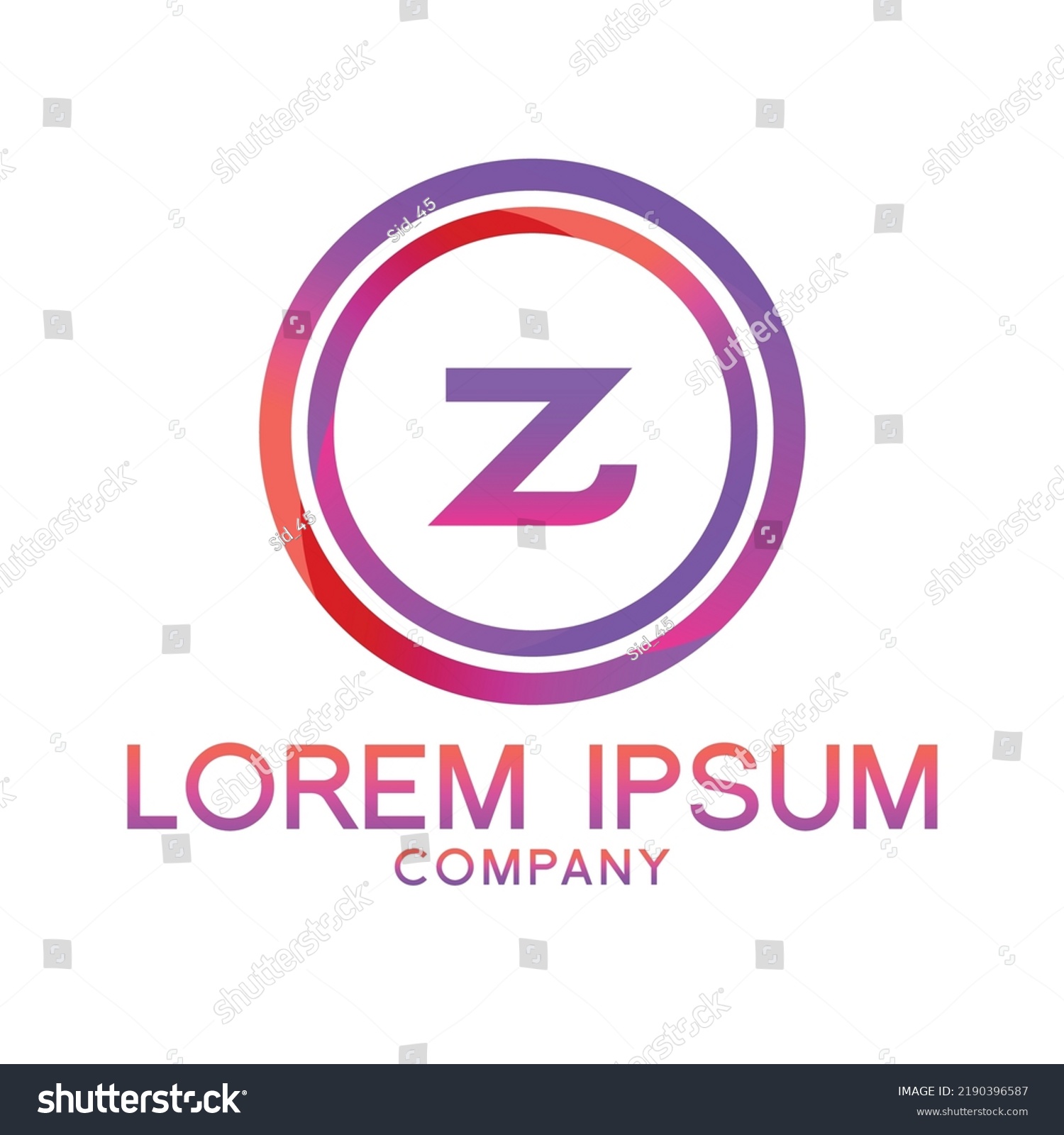 Letter Z Line Logo Designcreative Minimal Stock Vector (Royalty Free) 2190396587 | Shutterstock