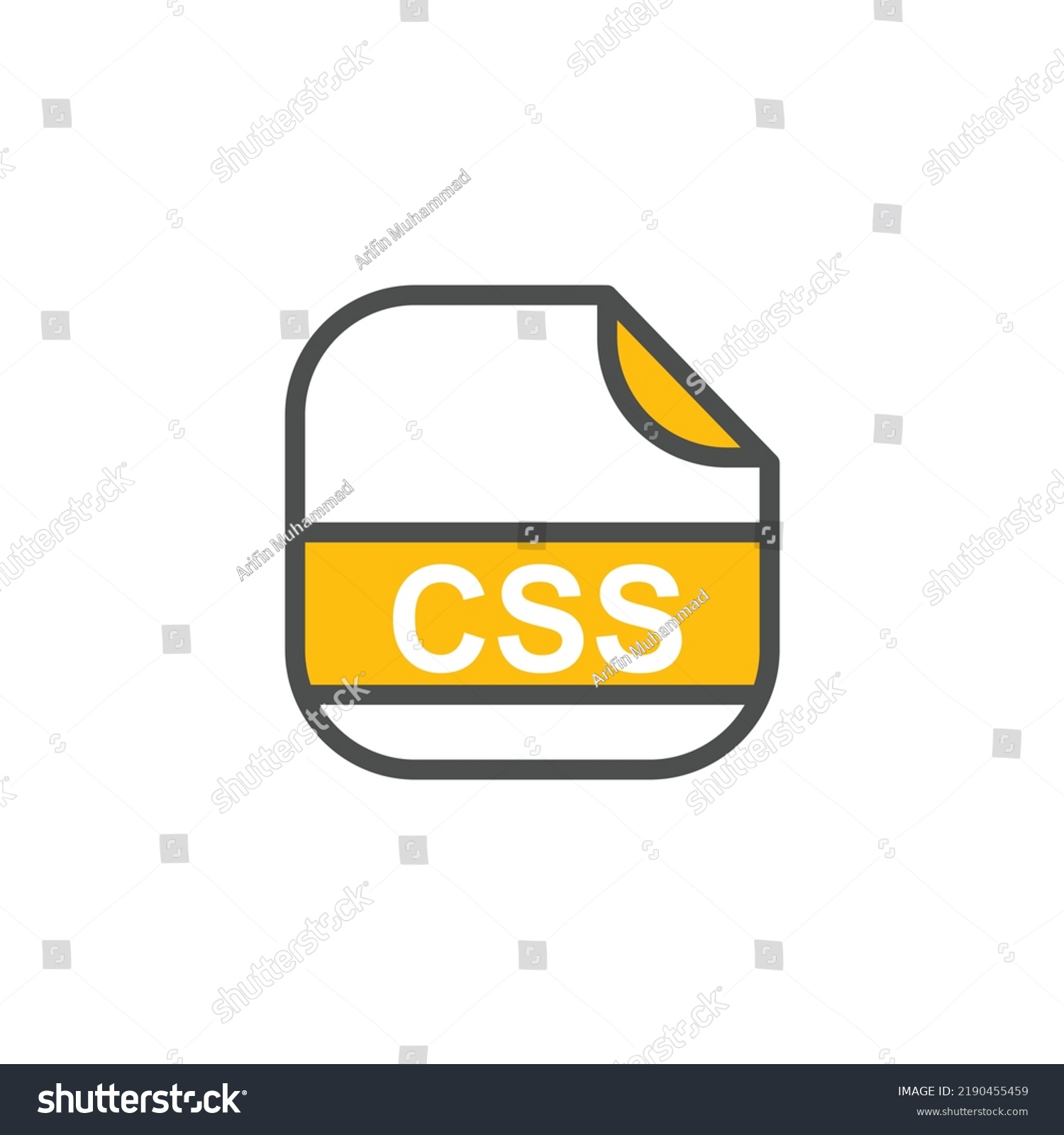 Css Format Extension Icon Programming Language Stock Vector (Royalty ... Css Format Extension Icon Programming Language Stock Vector (Royalty ...