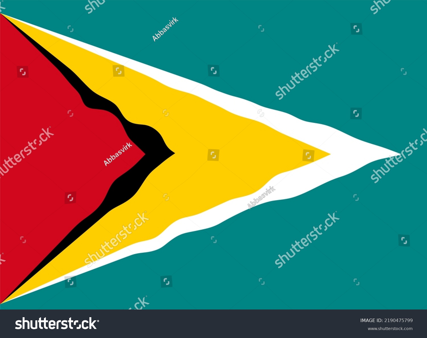 Guyana Flag Custom Drawing Design Stock Illustration 2190475799 ... Guyana Flag Custom Drawing Design Stock Illustration 2190475799 ...