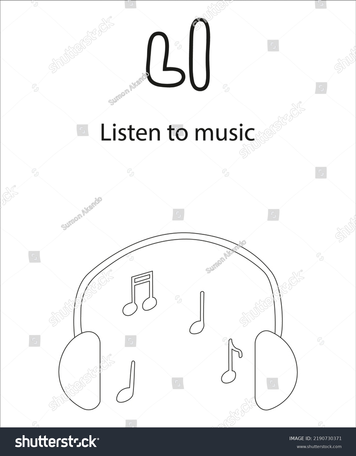 Abc Coloring Book Abc Coloring Pages Stock Vector Royalty Free 2190730371 Shutterstock