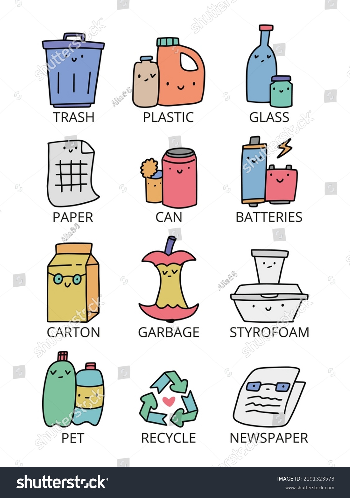 Recycling Bin Labels Downloads At Eileen Porras Blog