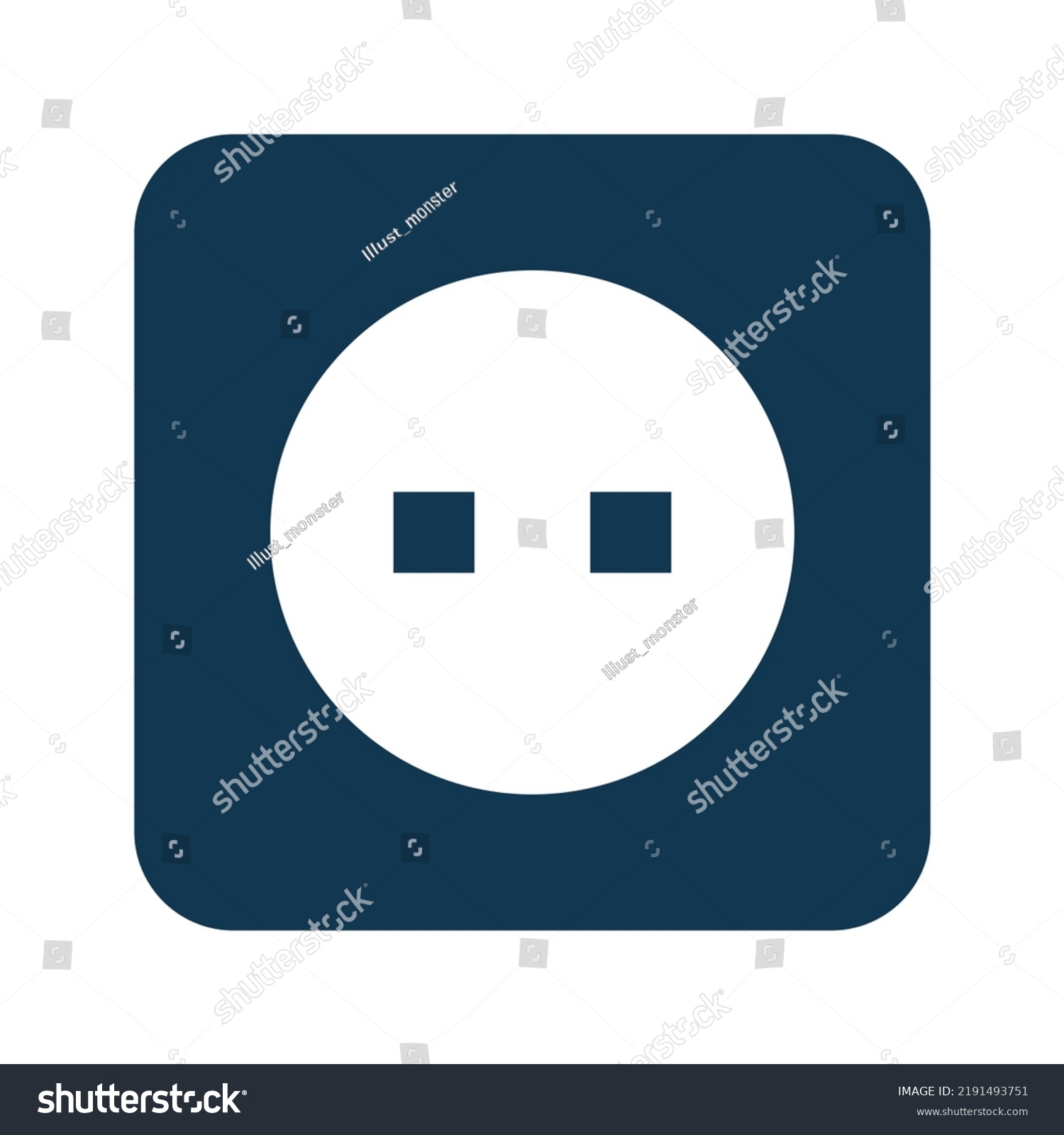 Socket Icon Plug Socket Electrical Supply Stock Vector (Royalty Free ...