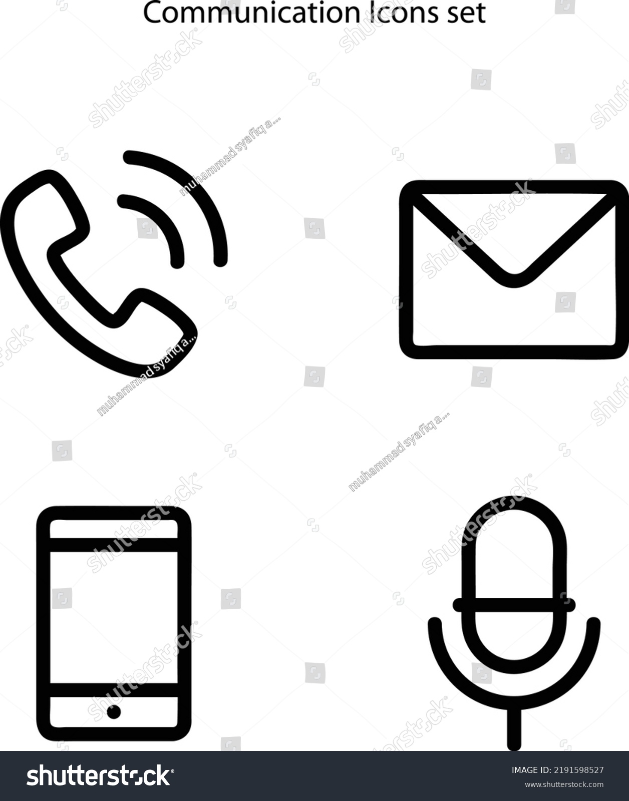 Set Online Contact Icon Concept Black Stock Vector (Royalty Free ... Set Online Contact Icon Concept Black Stock Vector (Royalty Free ...