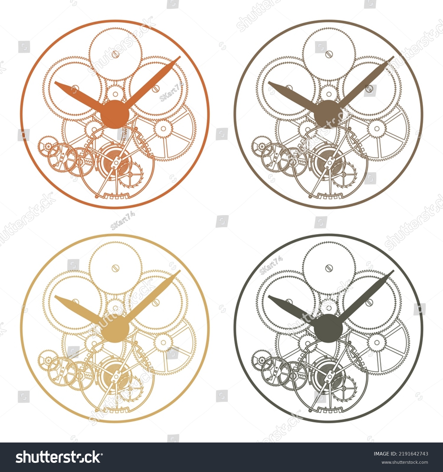 Cogs Gears Clock Watch Parts Vector Stock Vector (Royalty Free ... Cogs Gears Clock Watch Parts Vector Stock Vector (Royalty Free ...