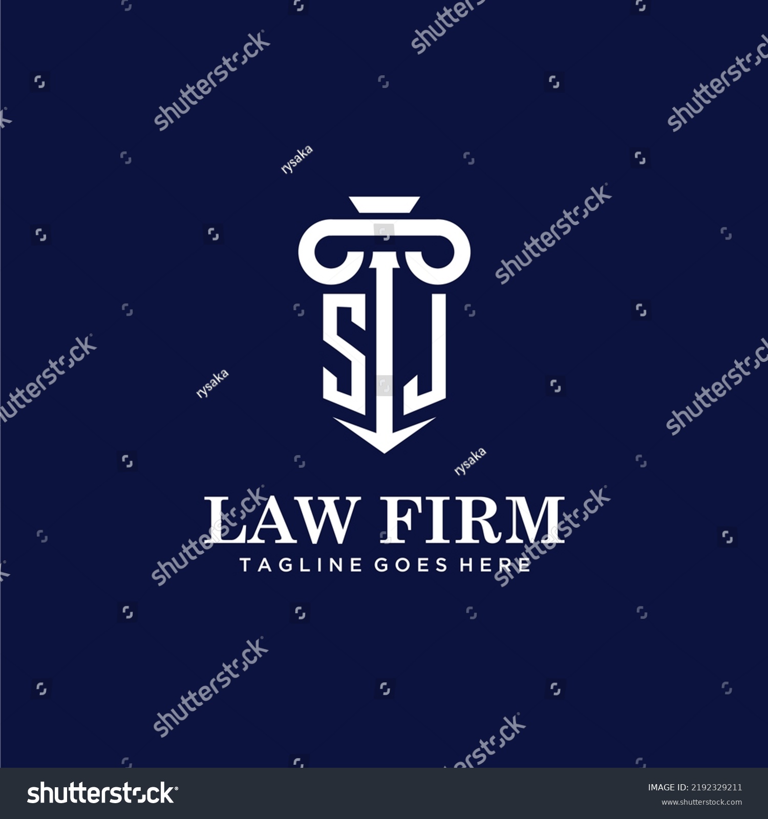 Sj Initial Monogram Logo Lawfirm Pillar Stock Vector (Royalty Free ... Sj Initial Monogram Logo Lawfirm Pillar Stock Vector (Royalty Free ...