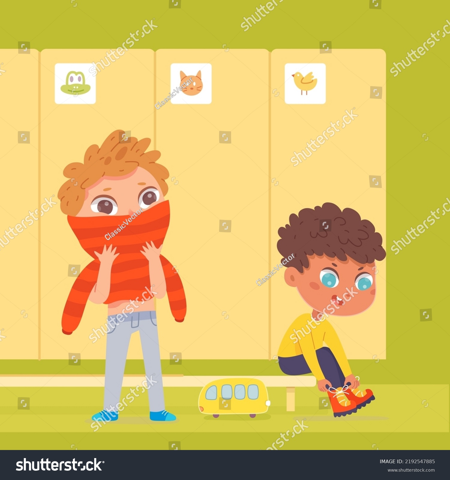 Boys Changing Clothes School Locker Room Stock Vector (Royalty Free ... Boys Changing Clothes School Locker Room Stock Vector (Royalty Free ...