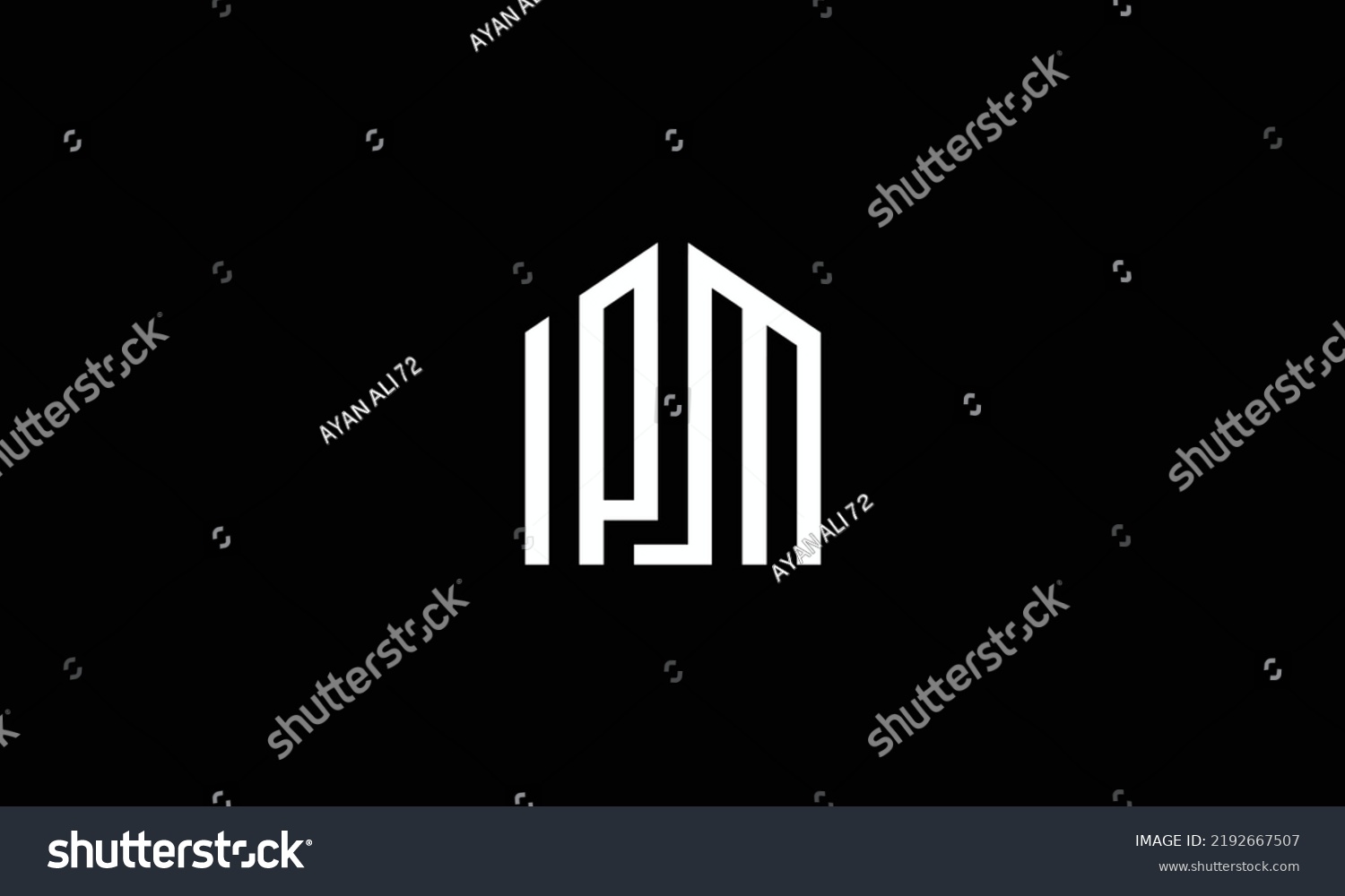 Ipm Letter Initial Logo Design Template Stock Vector (Royalty Free ... Ipm Letter Initial Logo Design Template Stock Vector (Royalty Free ...