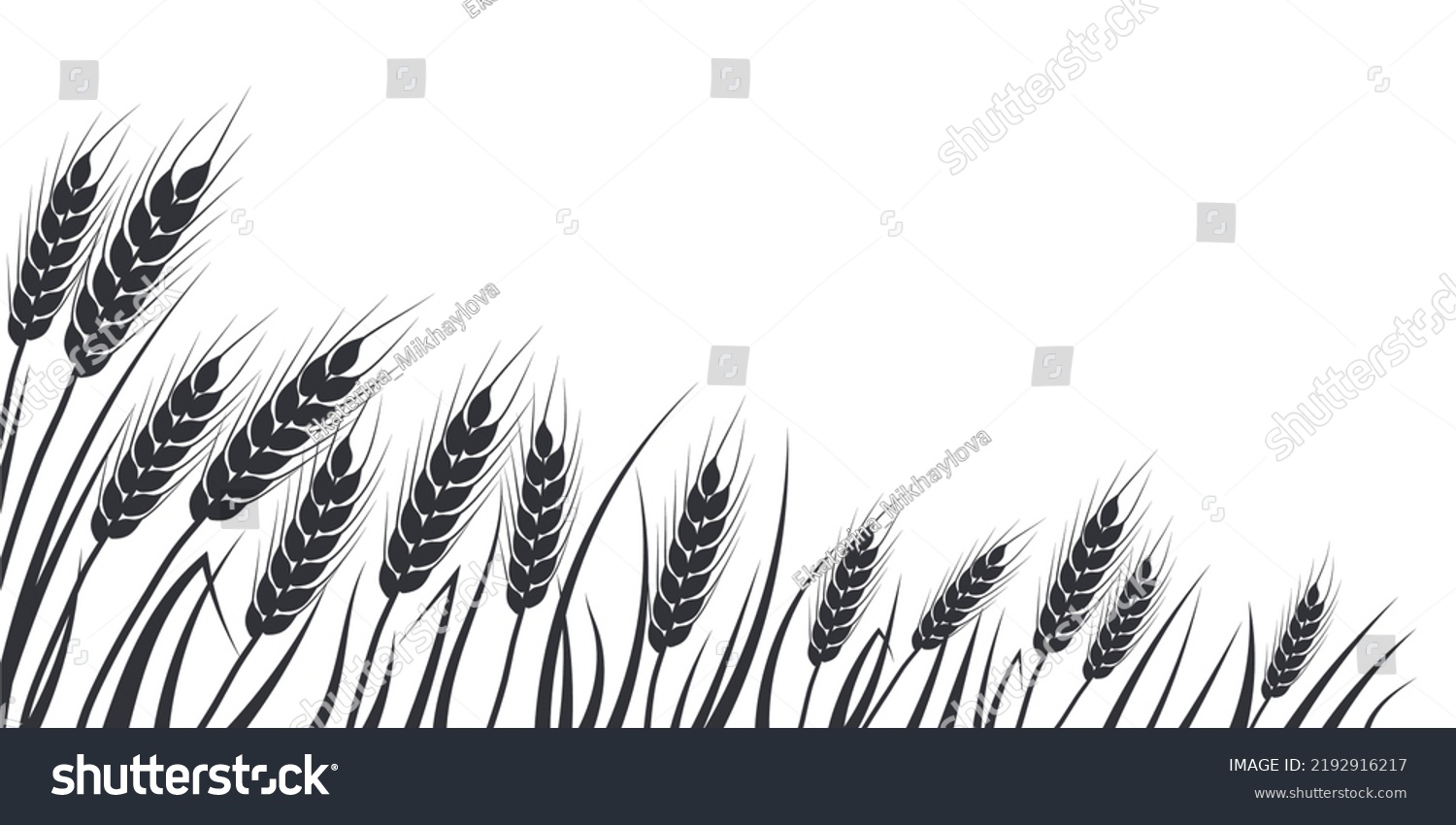 Wheat Oat Rye Barley Field Silhouette Stock Vector (Royalty Free ... Wheat Oat Rye Barley Field Silhouette Stock Vector (Royalty Free ...