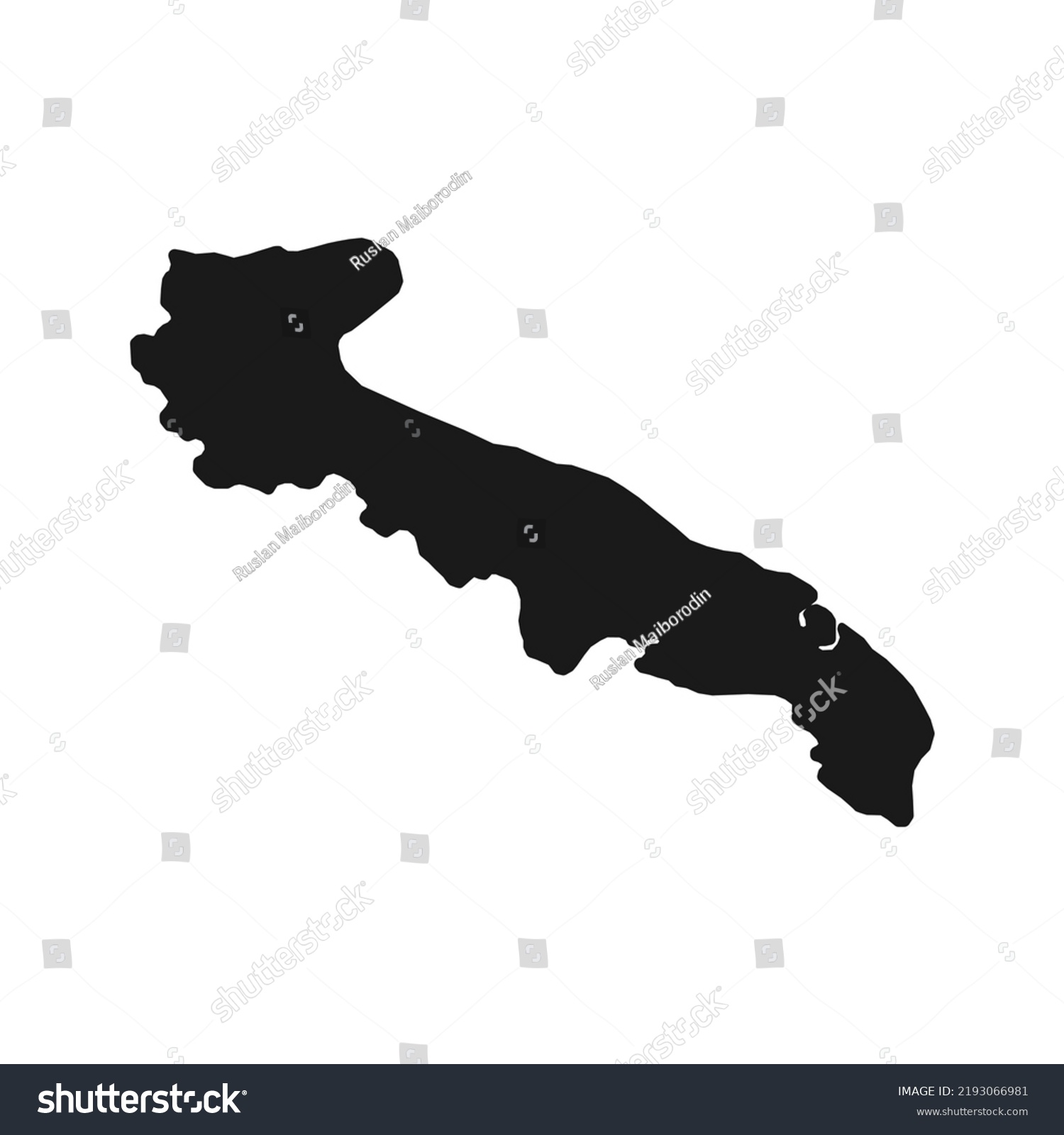 Puglia Map Region Italy Vector Illustration Stock Vector (Royalty Free ... Puglia Map Region Italy Vector Illustration Stock Vector (Royalty Free ...