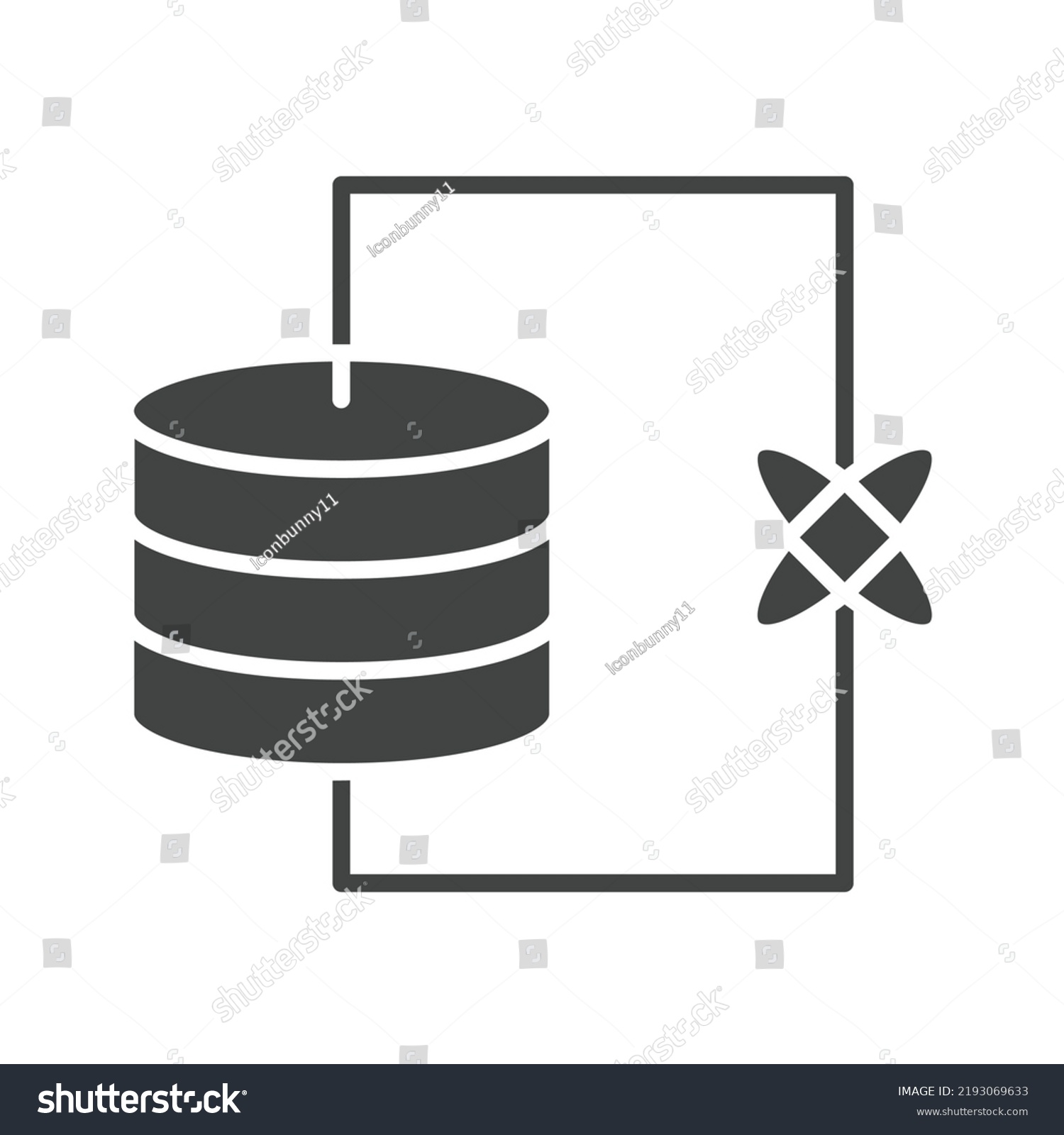 Data Science Icon Vector Image Can Stock Vector (Royalty Free ...