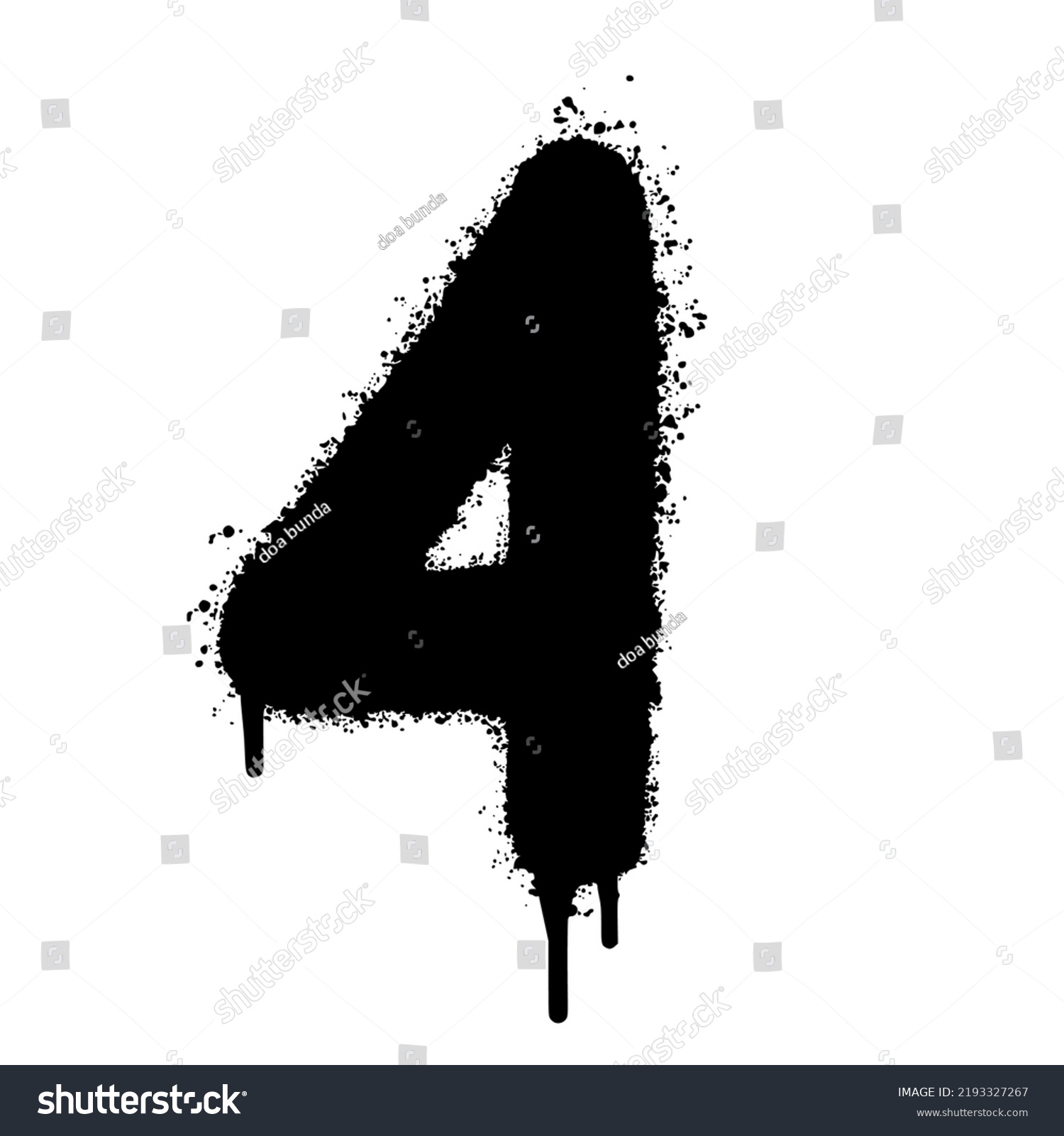 Spray Painted Graffiti Number 4 Sprayed Stock Vector (Royalty Free ... Spray Painted Graffiti Number 4 Sprayed Stock Vector (Royalty Free ...