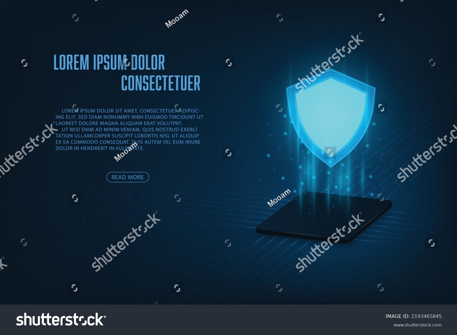 Vector Security Cyber Data Concept Glowing Stock Vector Royalty Free 2193465845 Shutterstock