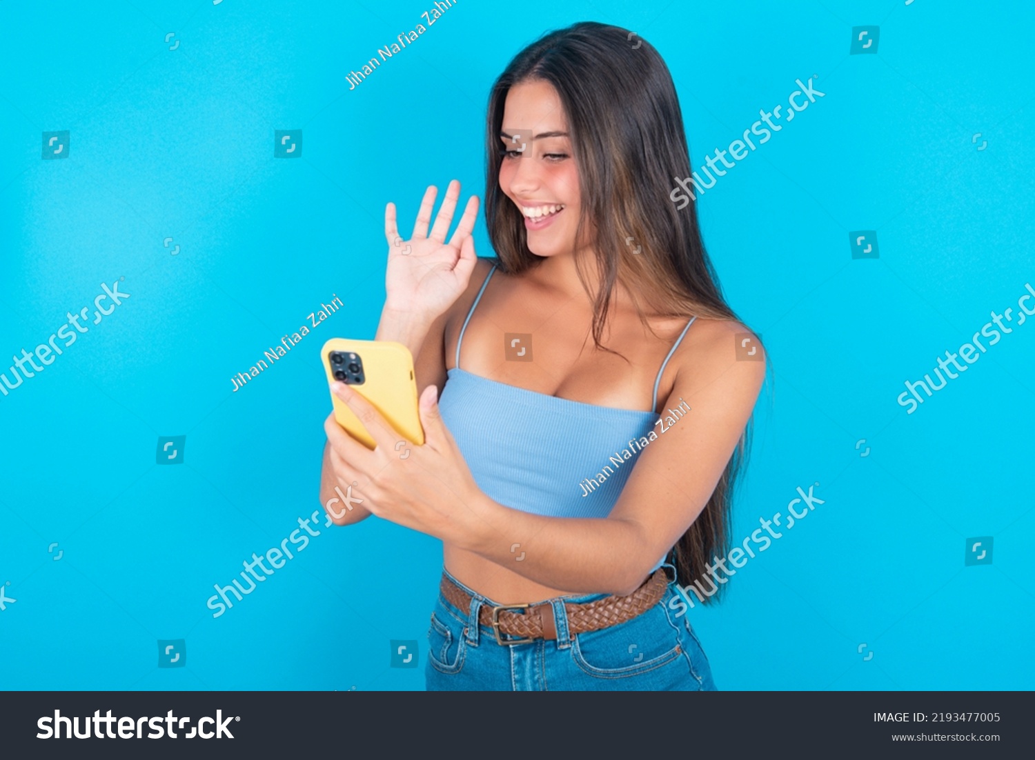 Portrait Happy Friendly Young Brunette Woman Stock Photo 2193477005 ... Portrait Happy Friendly Young Brunette Woman Stock Photo 2193477005 ...
