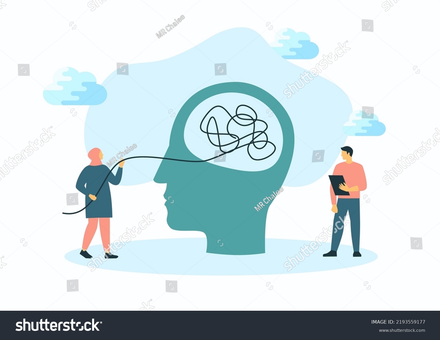 Mental Health Care Treatment Vector Illustration Stock Vector (Royalty ... Mental Health Care Treatment Vector Illustration Stock Vector (Royalty ...