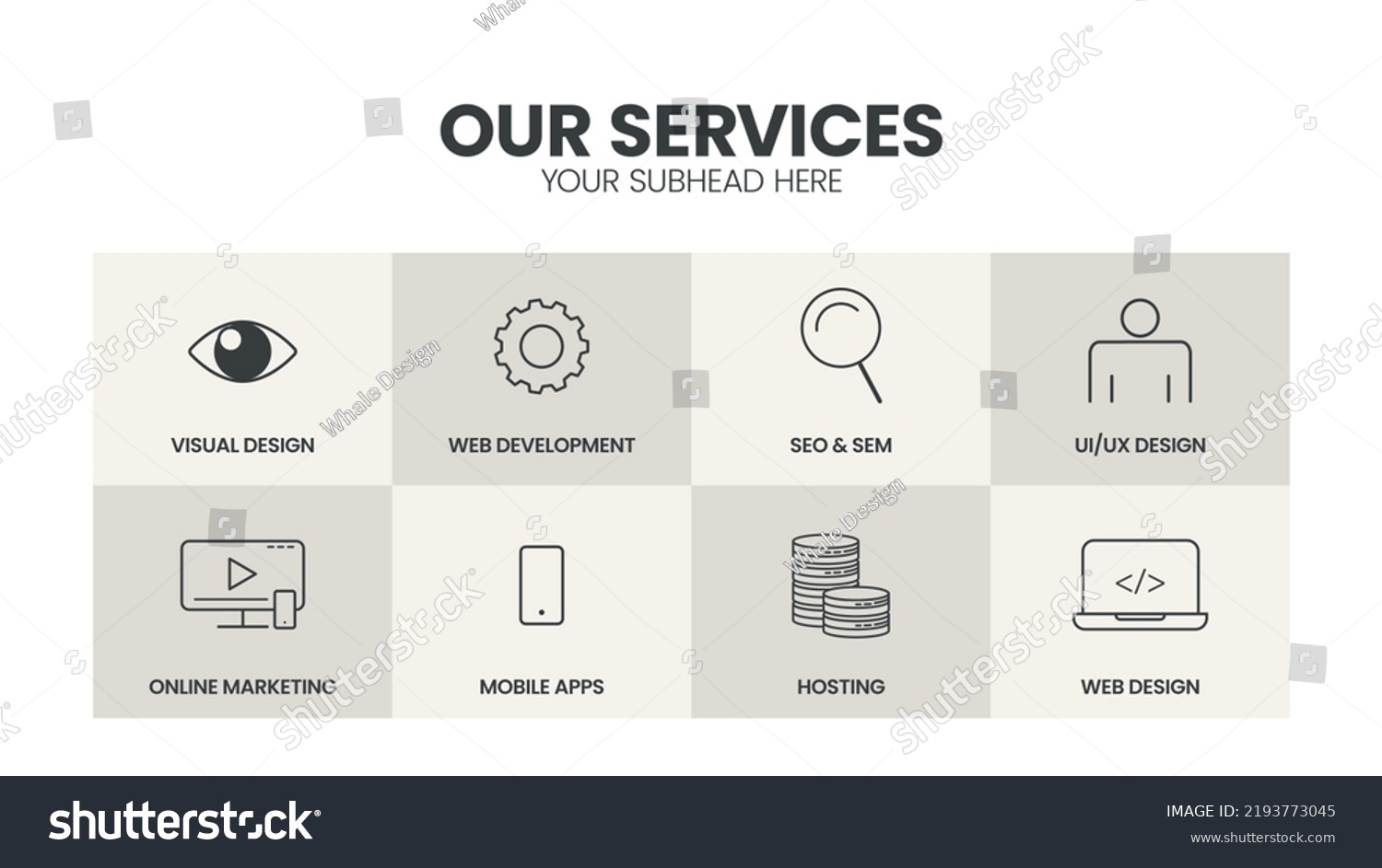 Modern Creative Our Services Banner Template Stock Vector (Royalty Free ... Modern Creative Our Services Banner Template Stock Vector (Royalty Free ...