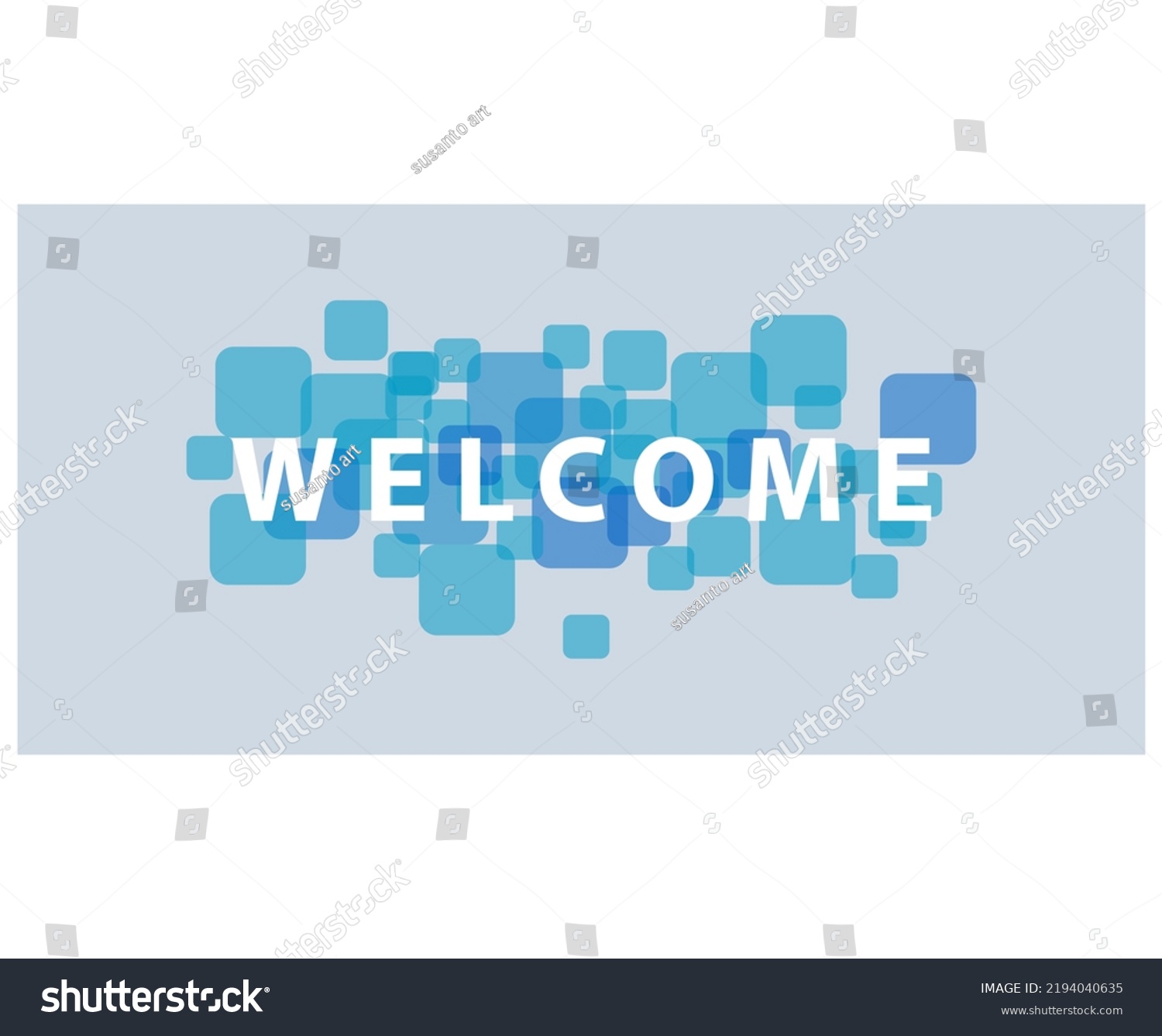 Welcome Letter Banner Motif Background Stock Vector (Royalty Free ... Welcome Letter Banner Motif Background Stock Vector (Royalty Free ...