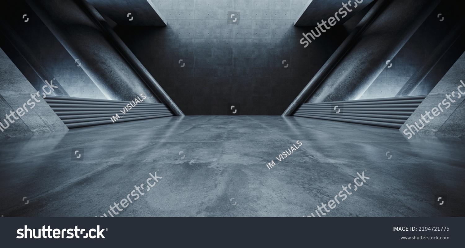 Sci Fi Futuristic Modern Concrete Cement Stock Illustration 2194721775 ... Sci Fi Futuristic Modern Concrete Cement Stock Illustration 2194721775 ...