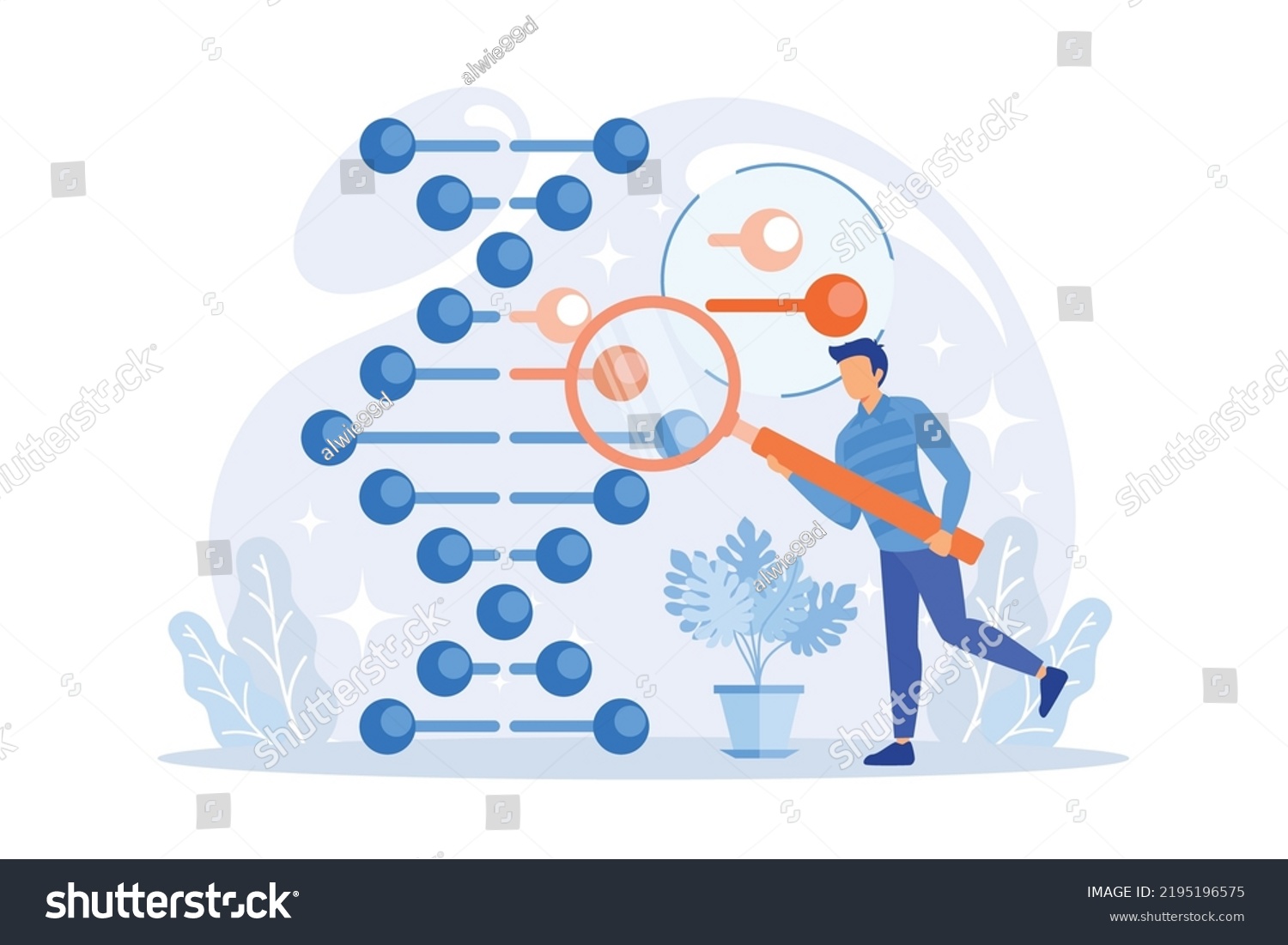 Genome Modification Dna Sequence Alteration Future Stock Vector ... Genome Modification Dna Sequence Alteration Future Stock Vector ...