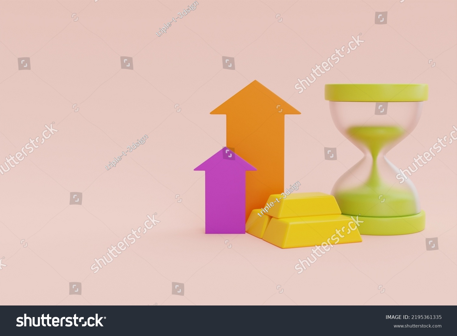 Time Value Money Concept Hourglass Coin Stock Illustration 2195361335 ... Time Value Money Concept Hourglass Coin Stock Illustration 2195361335 ...