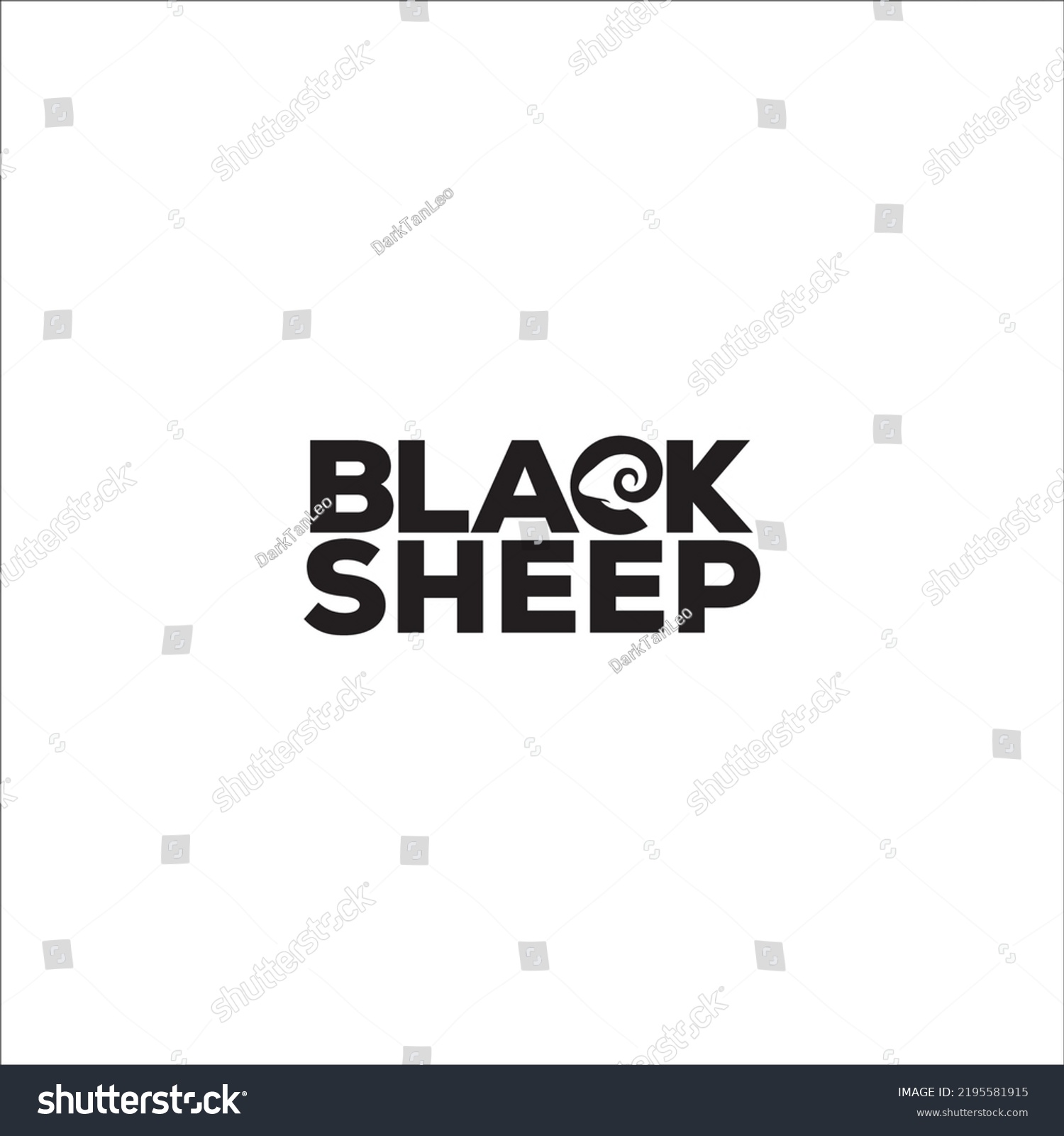 Black Sheep Wordmark Vector Logo Concept Stock Vector (Royalty Free ... Black Sheep Wordmark Vector Logo Concept Stock Vector (Royalty Free ...