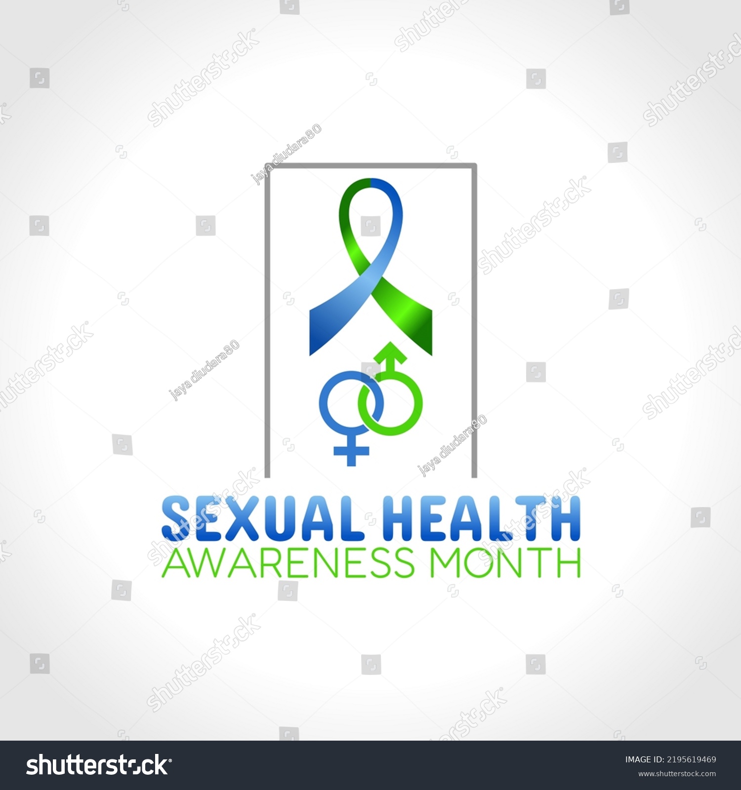 Vector Graphic Sexual Health Awareness Month Stock Vector Royalty Free