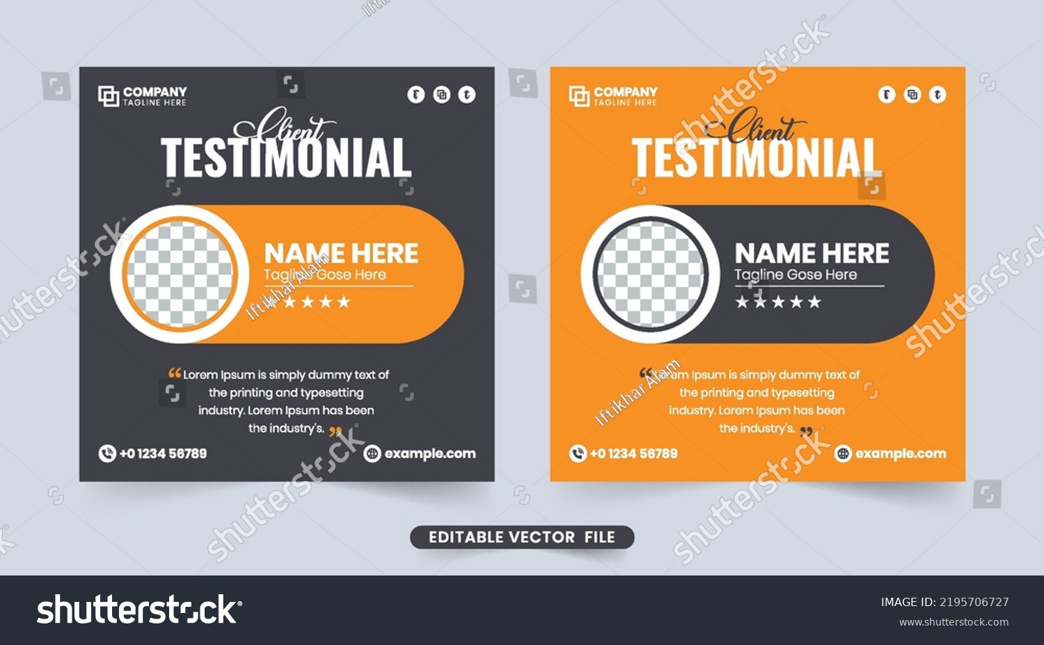 Customer Feedback Testimonial Design Dark Orange Stock Vector (Royalty ... Customer Feedback Testimonial Design Dark Orange Stock Vector (Royalty ...
