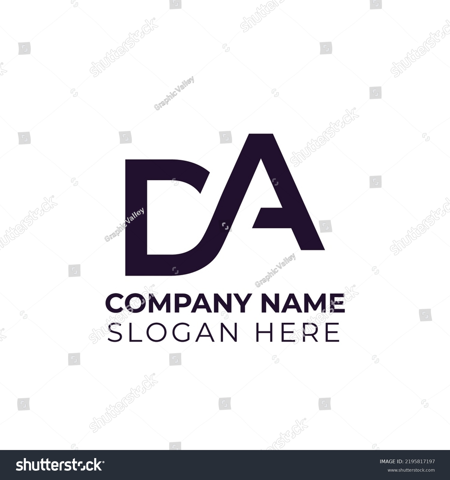 Da Logo Vector Illustration Design Stock Vector (Royalty Free ... Da Logo Vector Illustration Design Stock Vector (Royalty Free ...