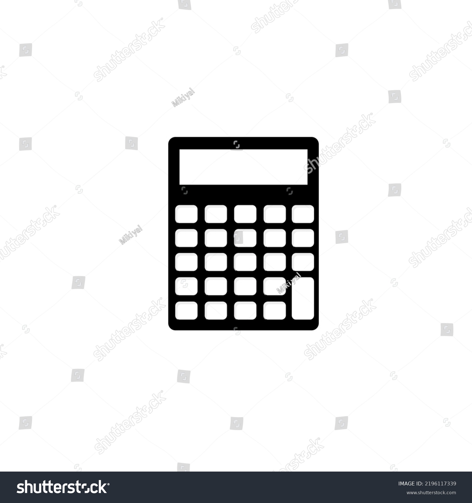 Basic Calculator Set Digits Isolated On Stock Vector (Royalty Free ... Basic Calculator Set Digits Isolated On Stock Vector (Royalty Free ...