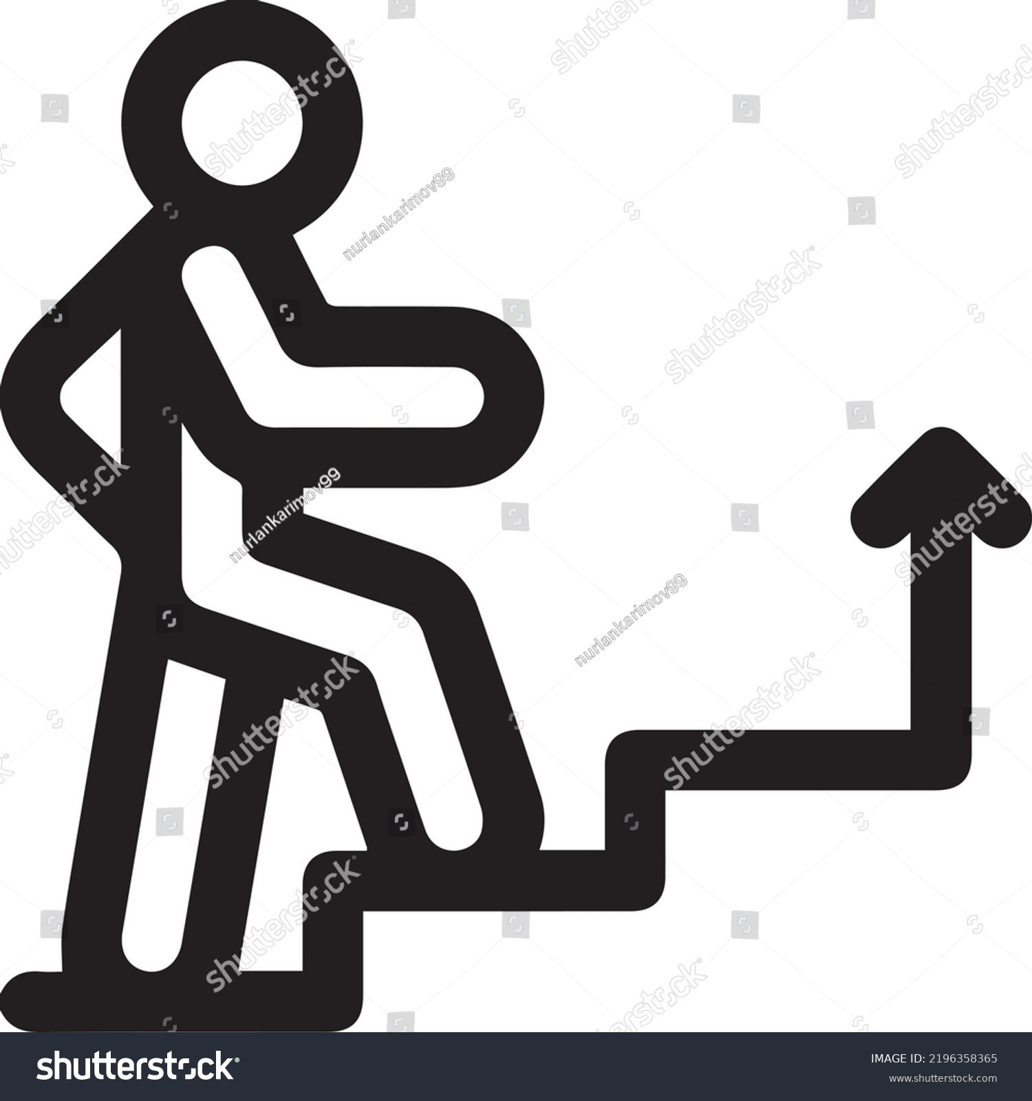 Upstairs Icon Sign Walk Man Stairs Stock Vector (Royalty Free ... Upstairs Icon Sign Walk Man Stairs Stock Vector (Royalty Free ...