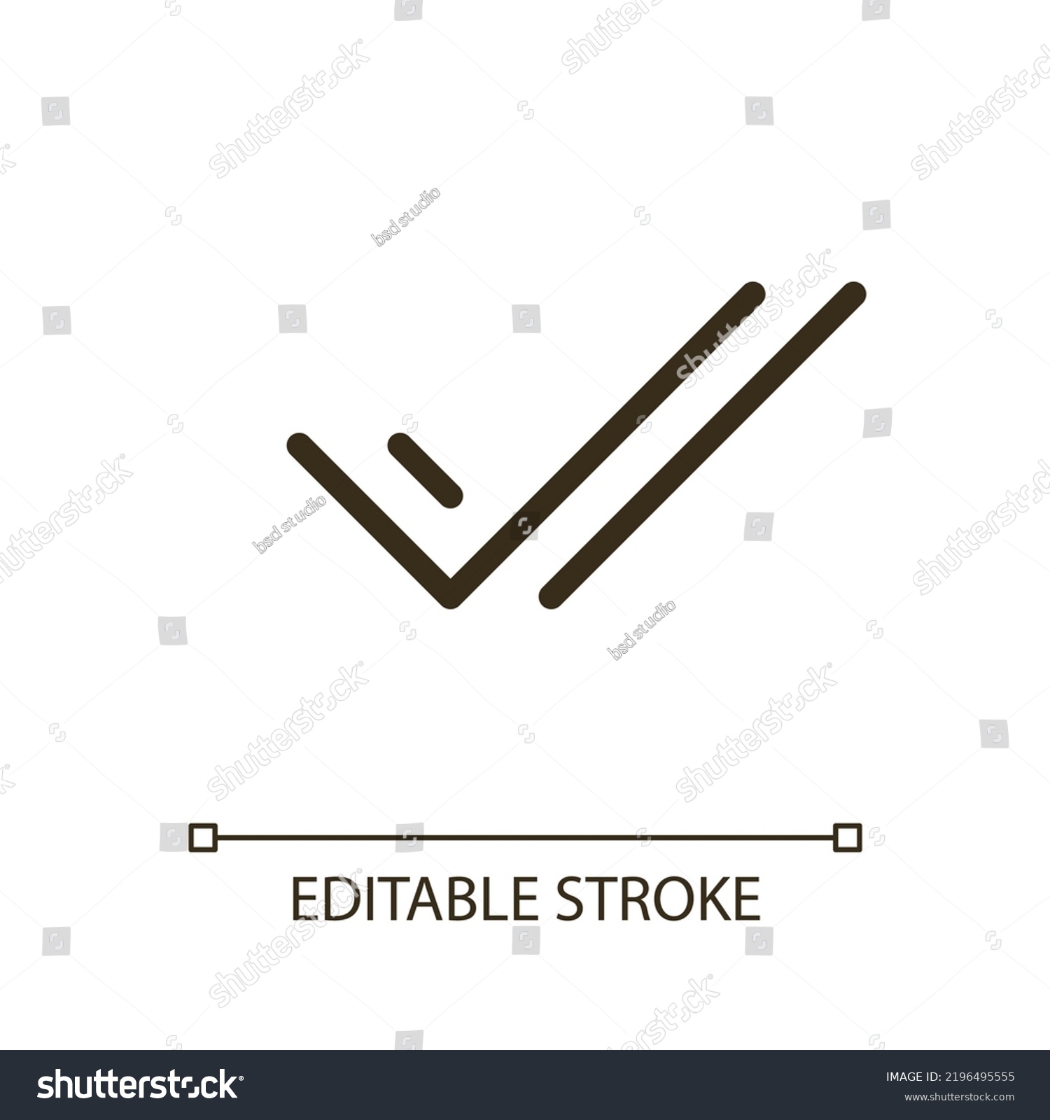 Two Checkmarks Pixel Perfect Rgb Color Stock Vector (Royalty Free ... Two Checkmarks Pixel Perfect Rgb Color Stock Vector (Royalty Free ...