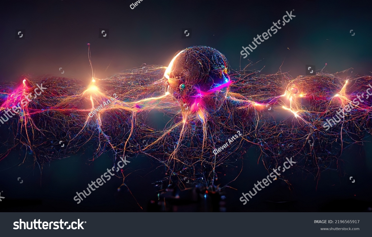 Artificial Brain Cells Restoring Brain Functions Stock Illustration ... Artificial Brain Cells Restoring Brain Functions Stock Illustration ...