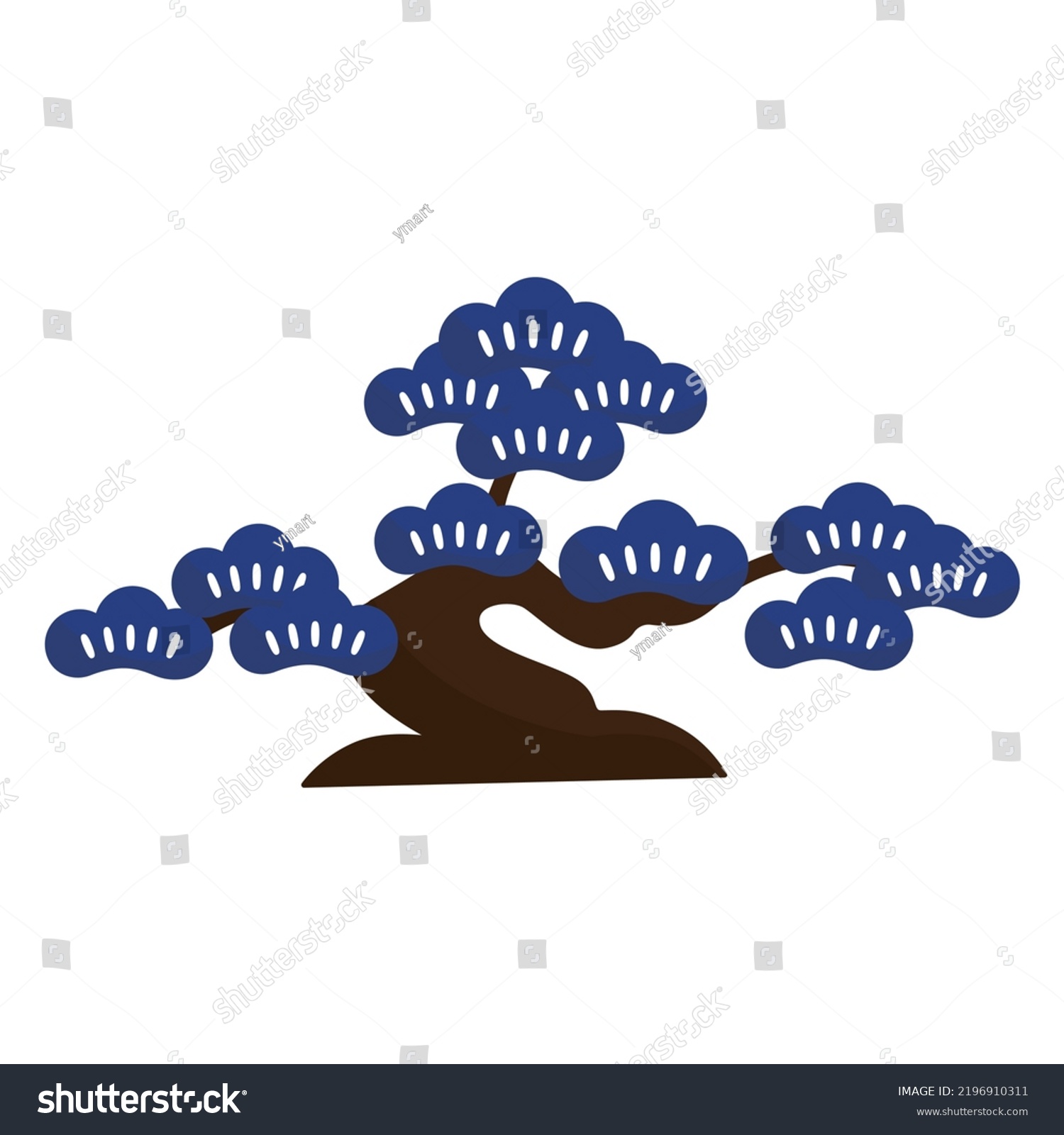 Vector Illustration Simplified Pine Tree Stock Vector (Royalty Free ... Vector Illustration Simplified Pine Tree Stock Vector (Royalty Free ...