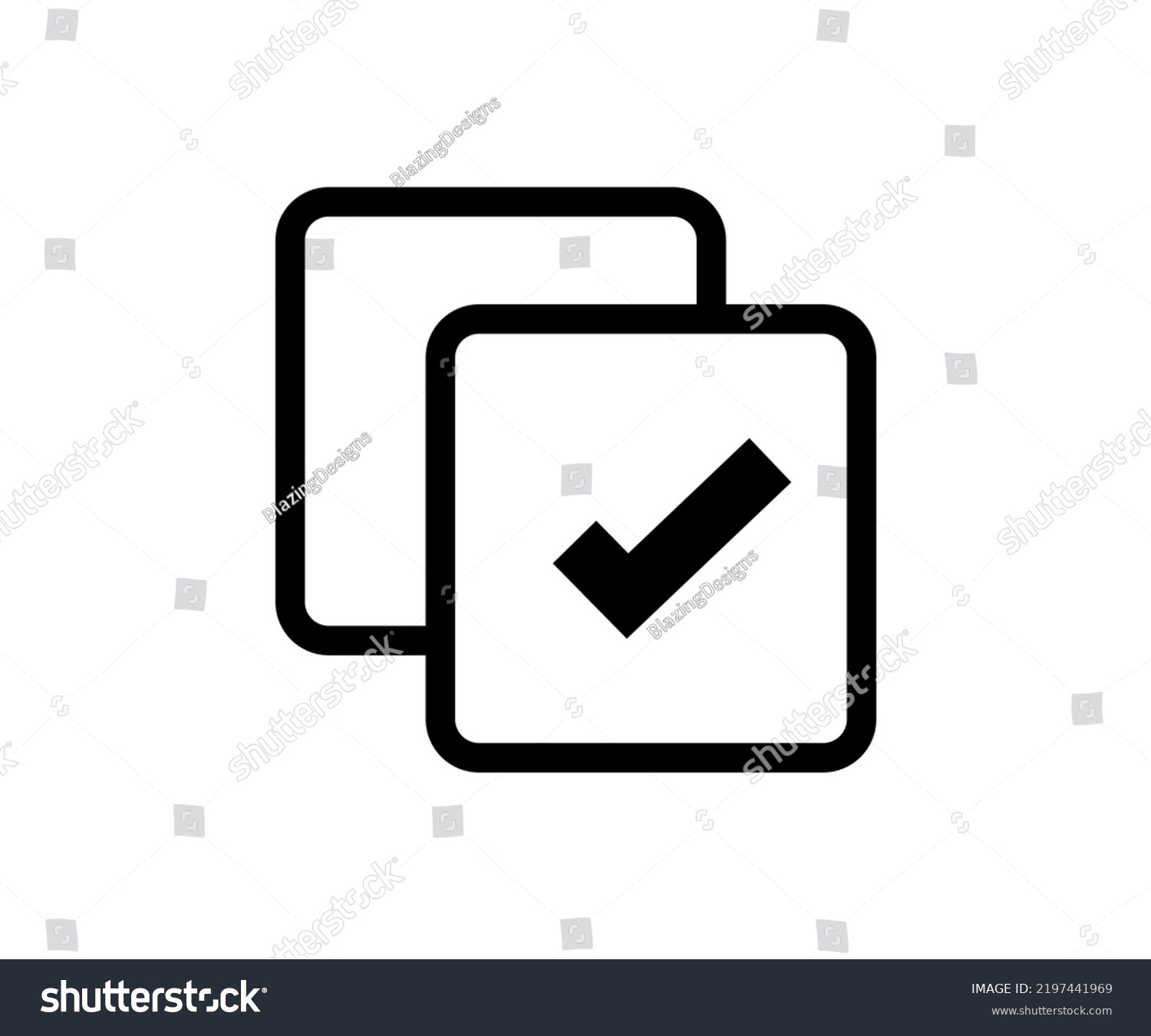 Simple Flat Copy Paste Check Mark Stock Vector (Royalty Free ... Simple Flat Copy Paste Check Mark Stock Vector (Royalty Free ...