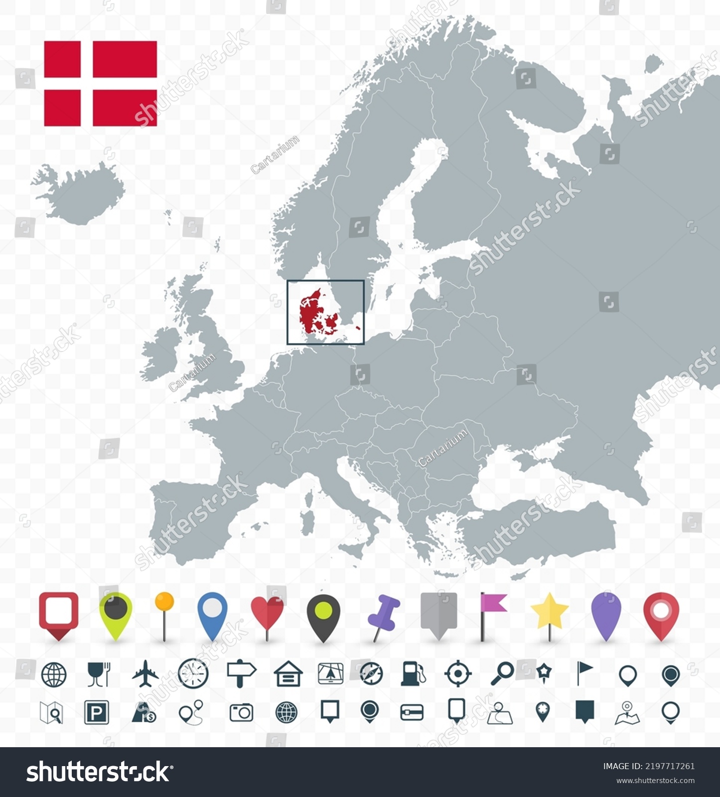 Denmark Location On Europe Map Transparent Stock Vector (Royalty Free ... Denmark Location On Europe Map Transparent Stock Vector (Royalty Free ...